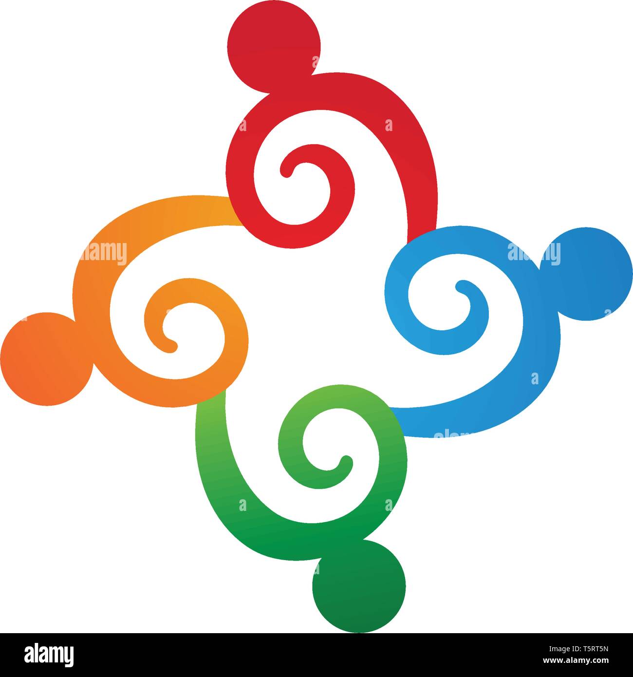 Community group adoption logo vector Stock Vector Image & Art - Alamy