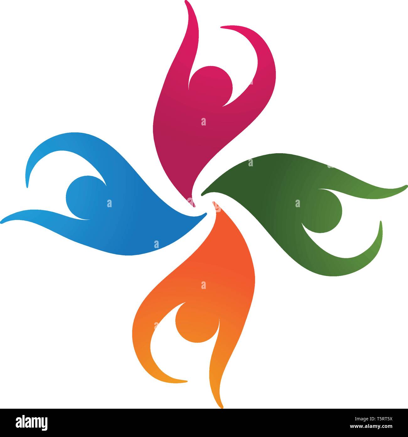 Community group adoption logo vector Stock Vector Image & Art - Alamy