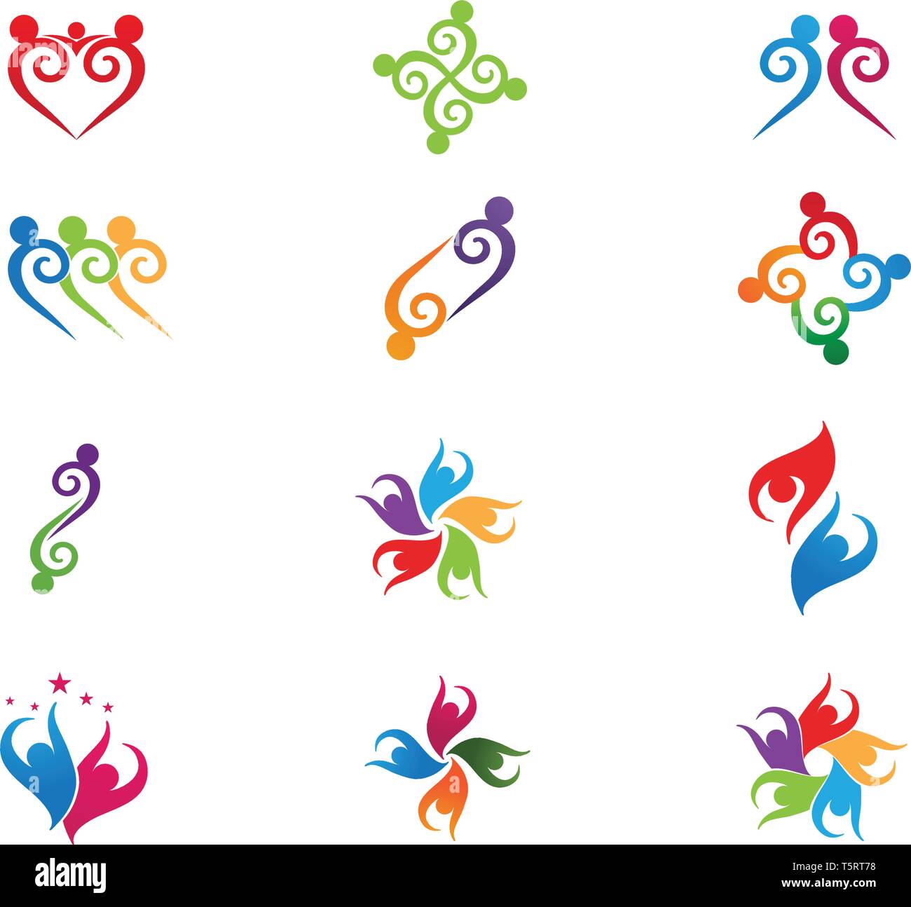 Community group adoption logo vector Stock Vector Image & Art - Alamy
