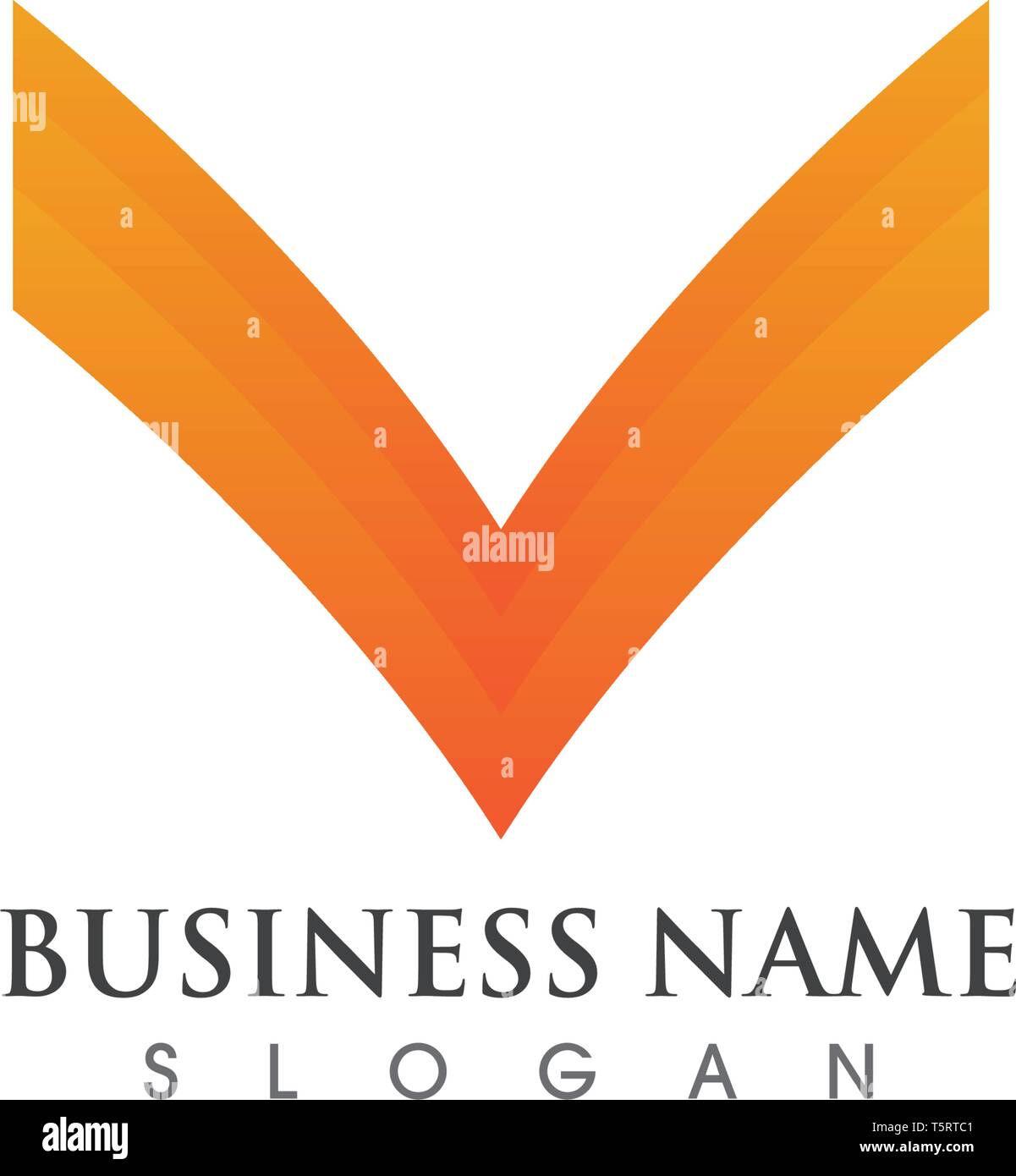 V logo and symbol vector Stock Vector Image & Art - Alamy