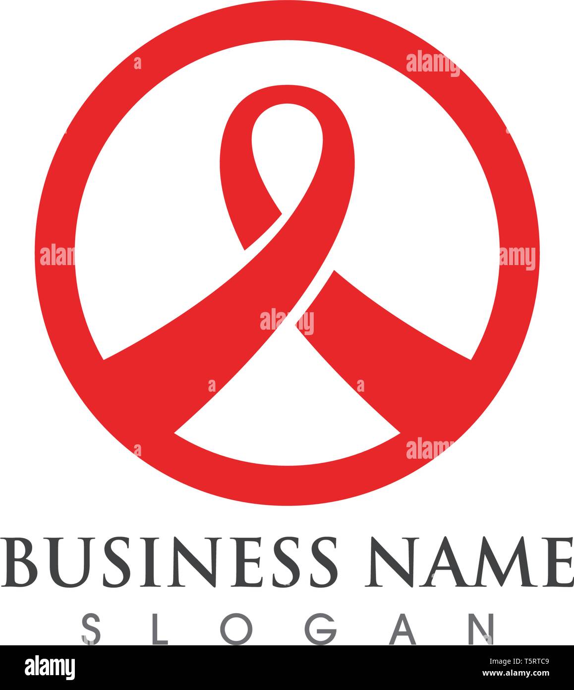 Looped ribbon Stock Vector Images - Alamy