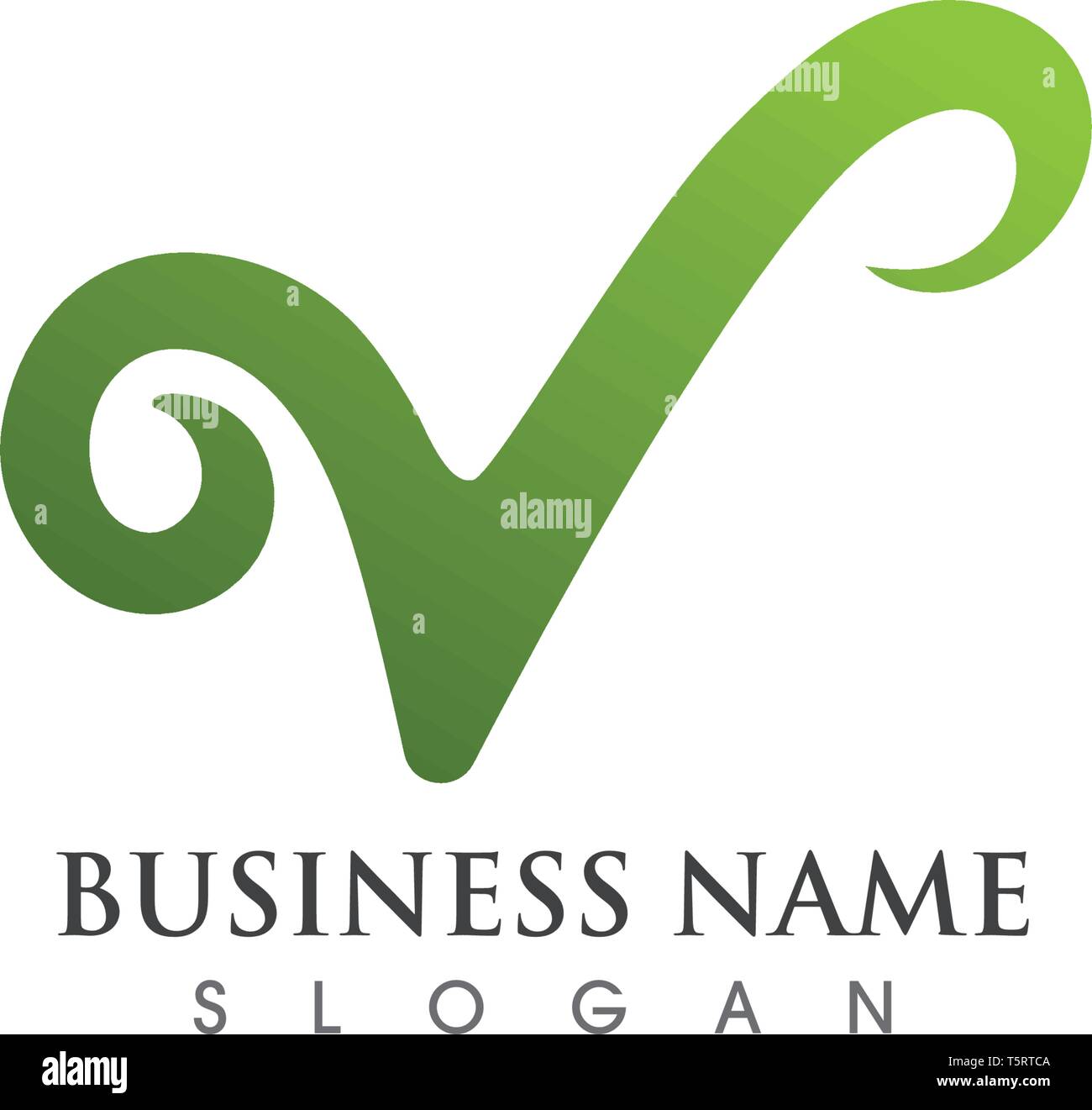 V logo and symbol vector Stock Vector Image & Art - Alamy