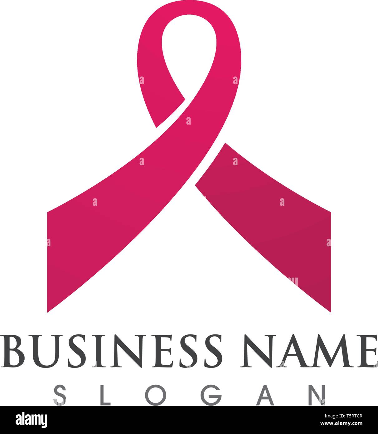 Ribbon logo symbols and icons template Stock Vector Image & Art - Alamy