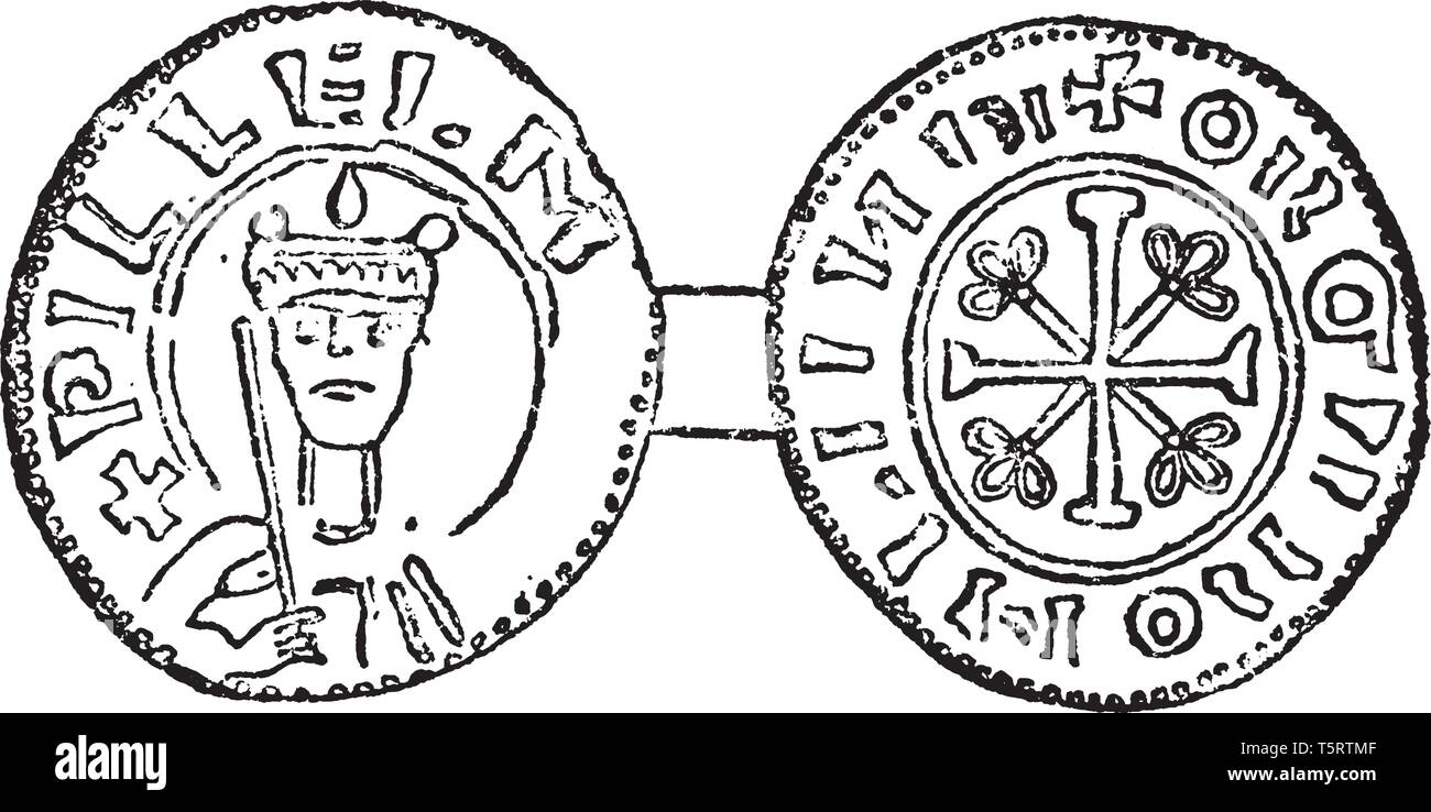 Coin of Willian I in which the Norman coins of England begin with those ...