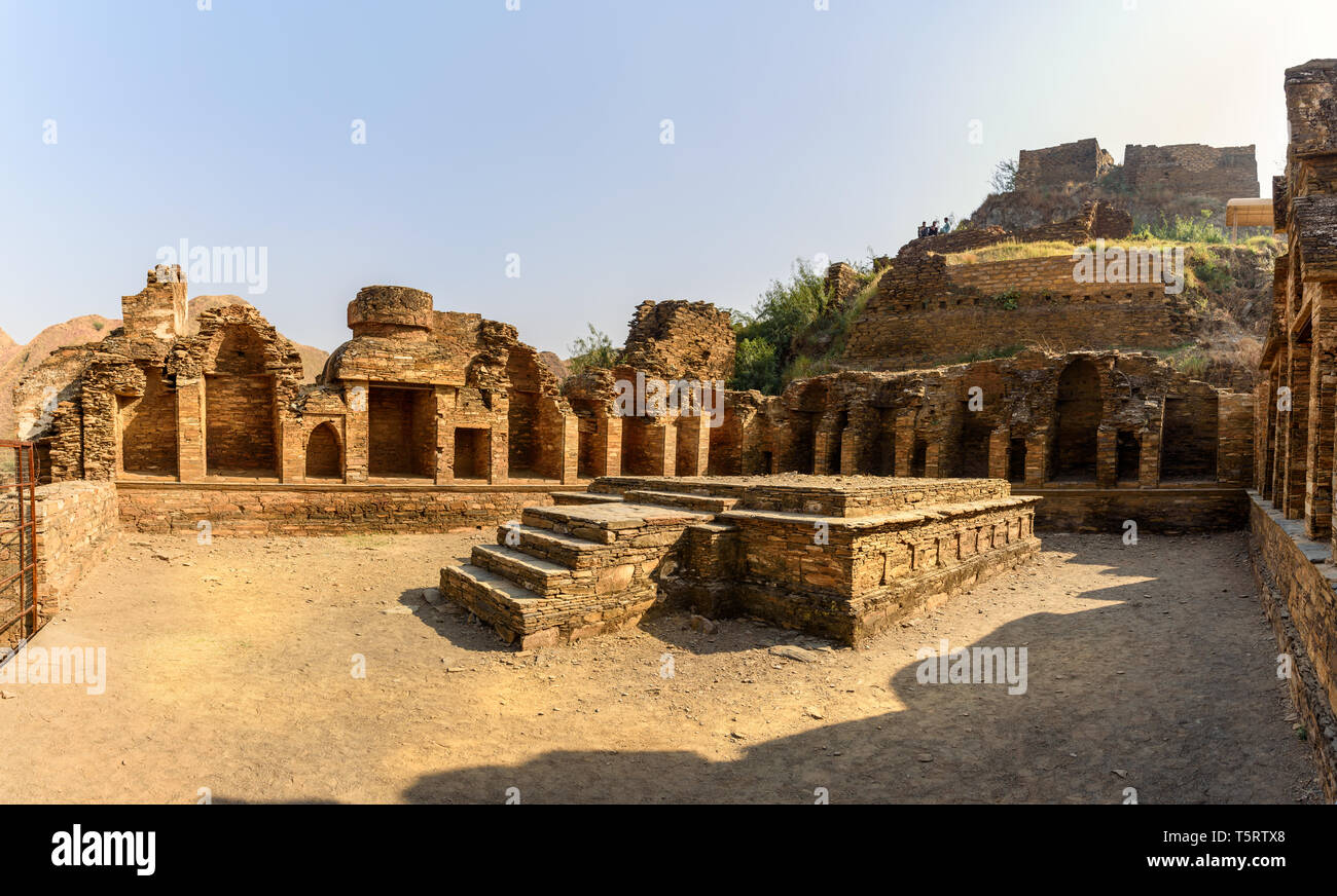 The site of Buddhist monastery at Takht i Bhai , KP, Pakistan Stock ...