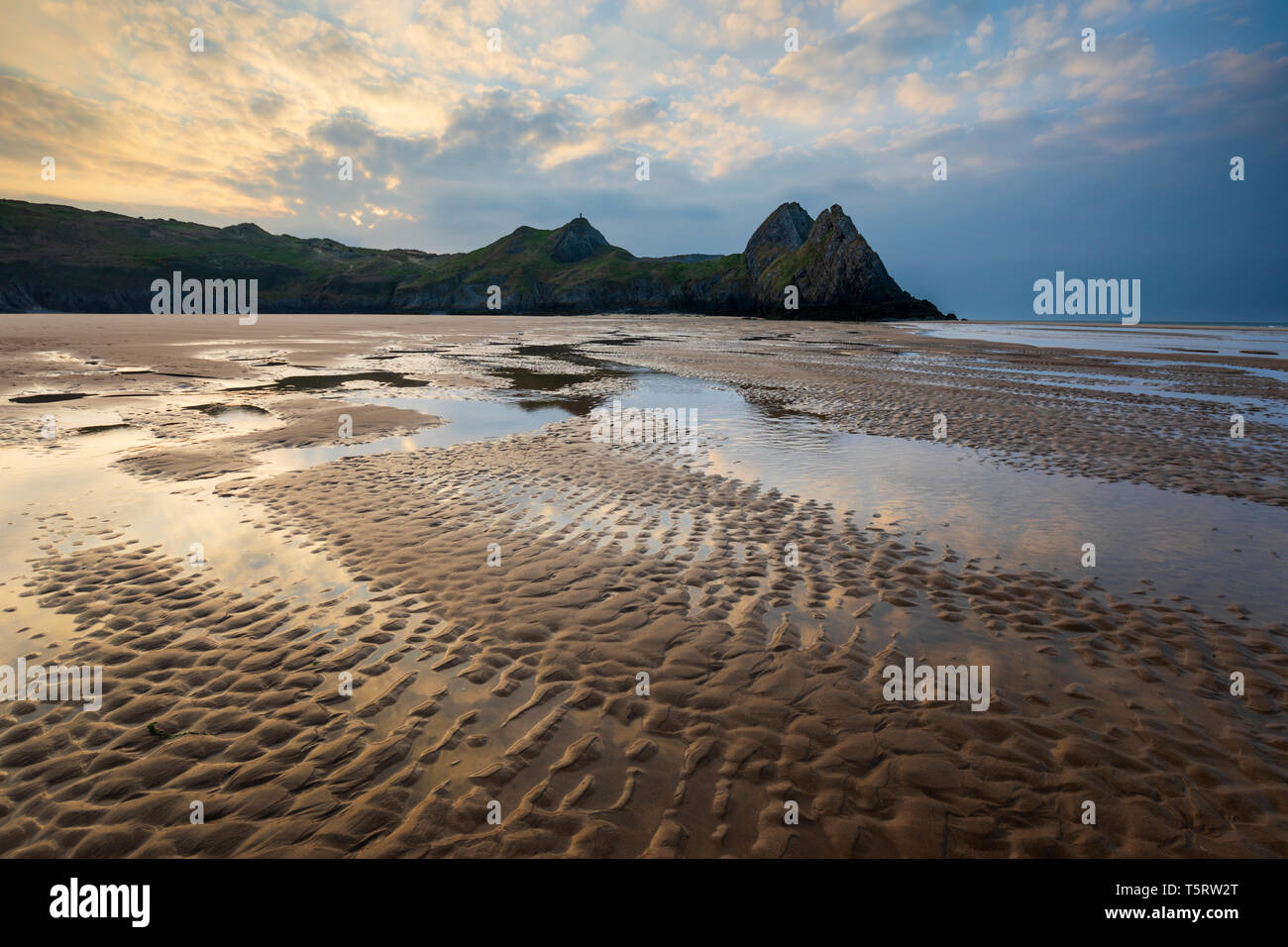 Gower beaches hi-res stock photography and images - Alamy