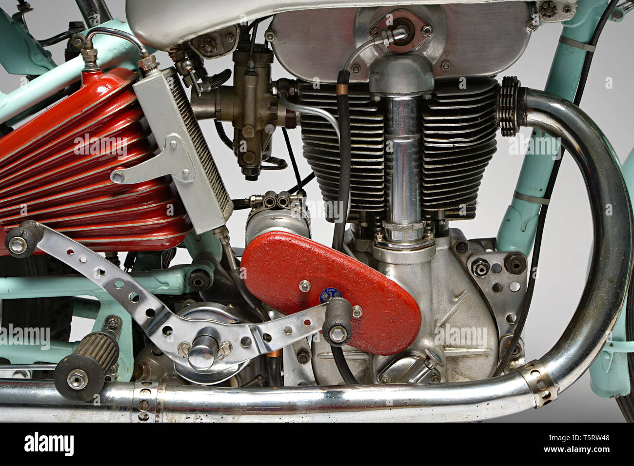 Moto d'epoca Bianchi Freccia Azzurra 500 Corsa. Motore. Marca: Bianchi ...