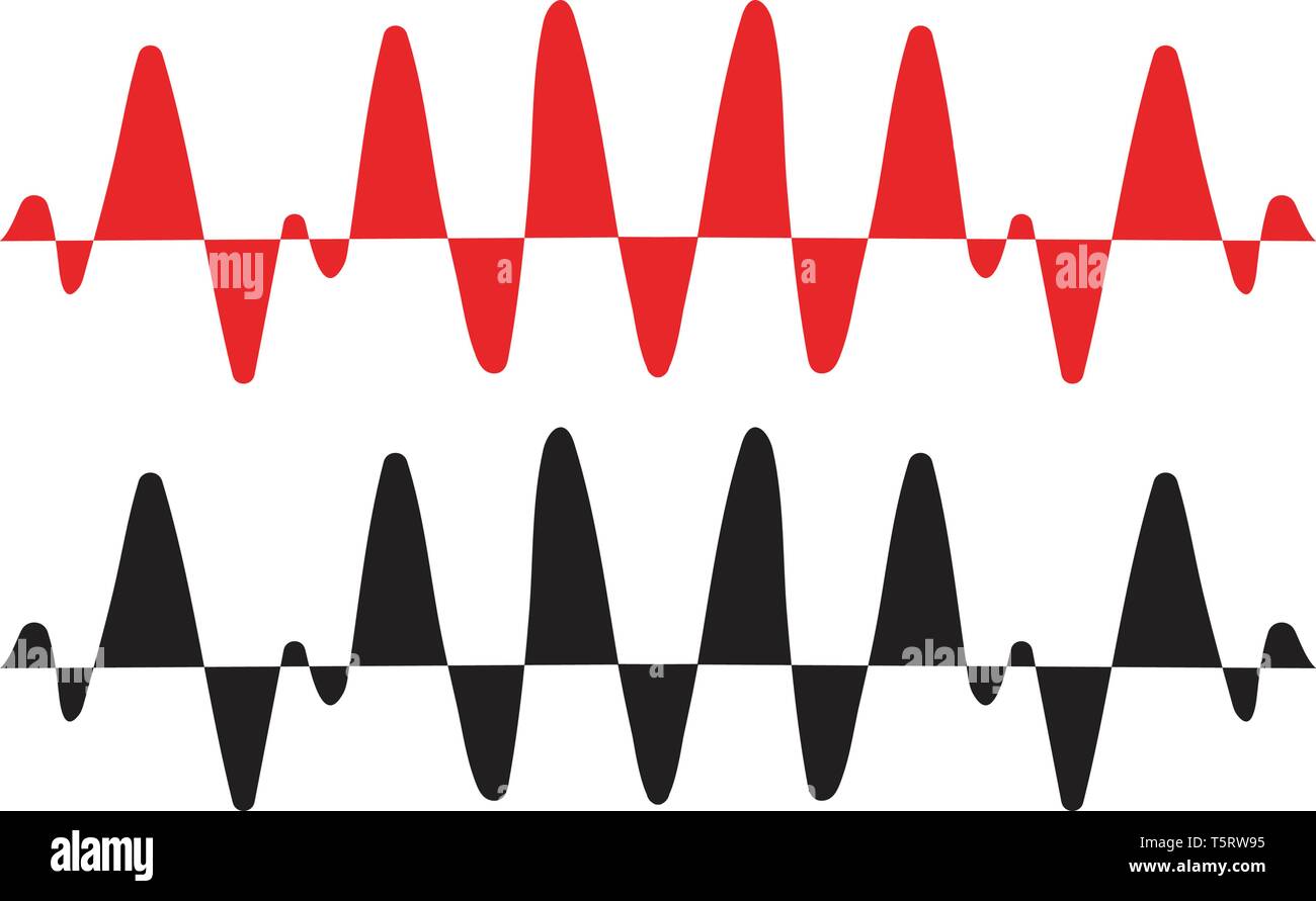 Pulse line ilustration vector template Stock Vector Image & Art - Alamy