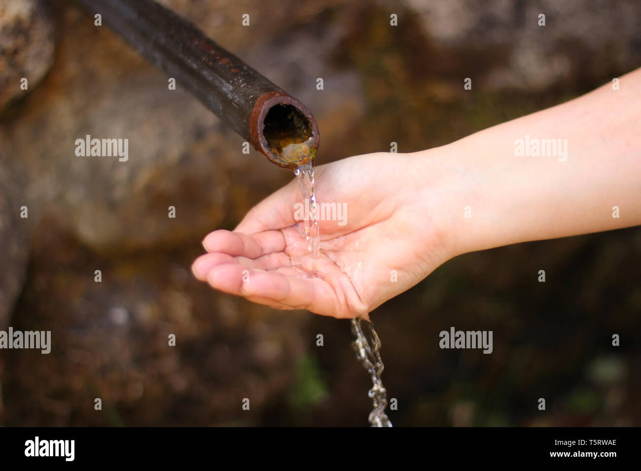Fresh drinking water Stock Photo - Alamy