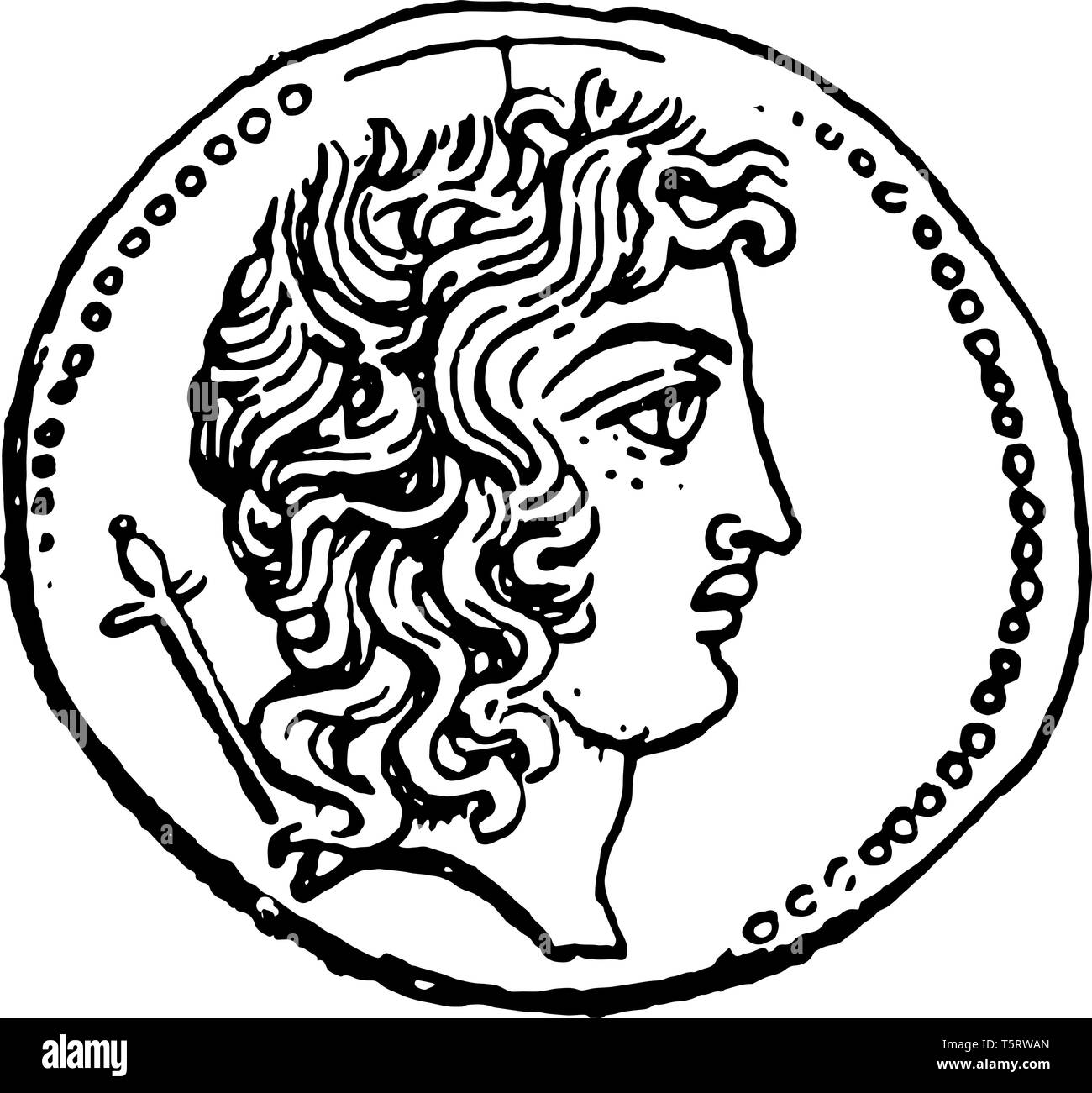 Roman Emperor Black And White Drawing Illustration Stock Photos & Roman ...