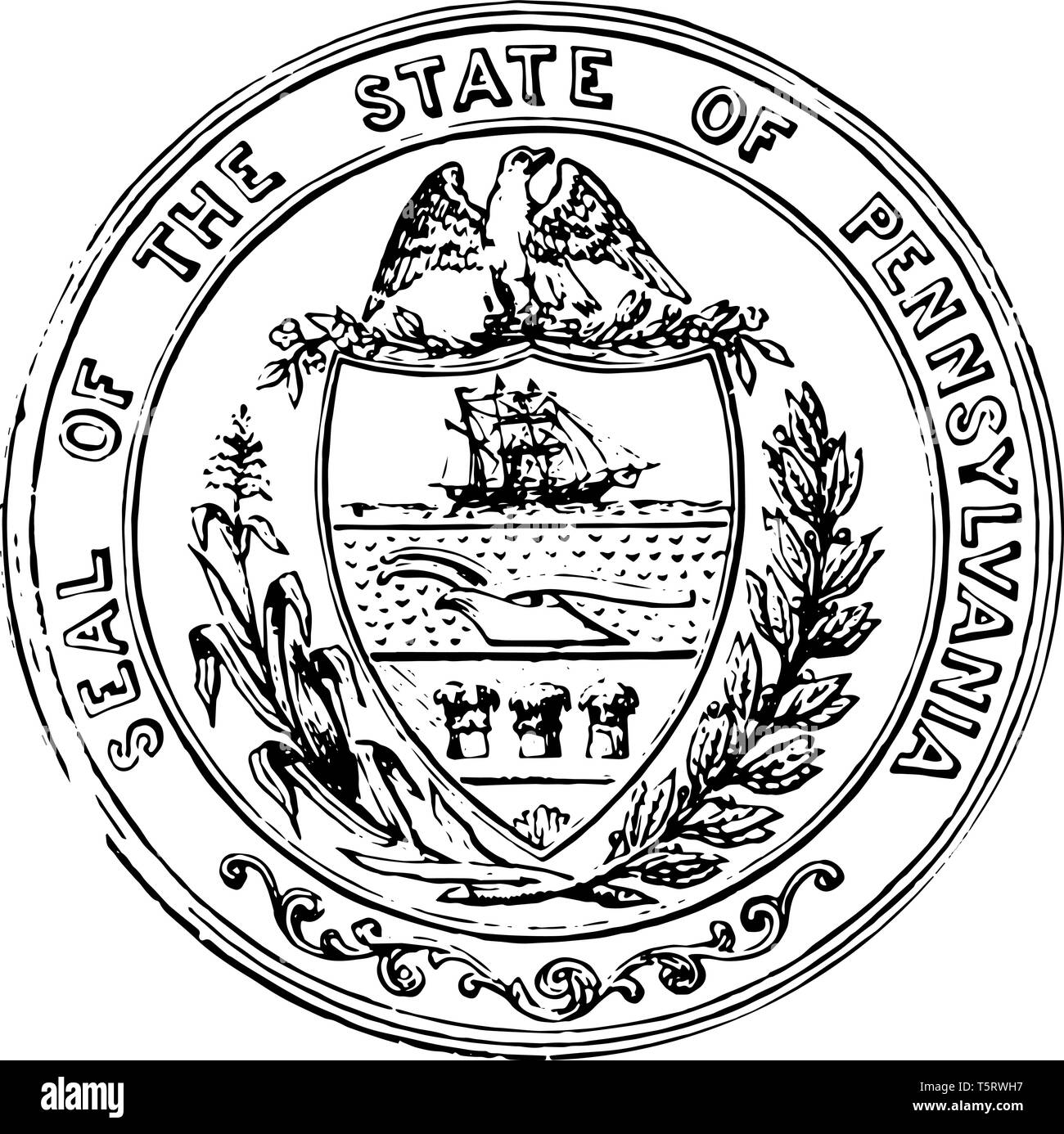 Central pennsylvania Stock Vector Images - Alamy