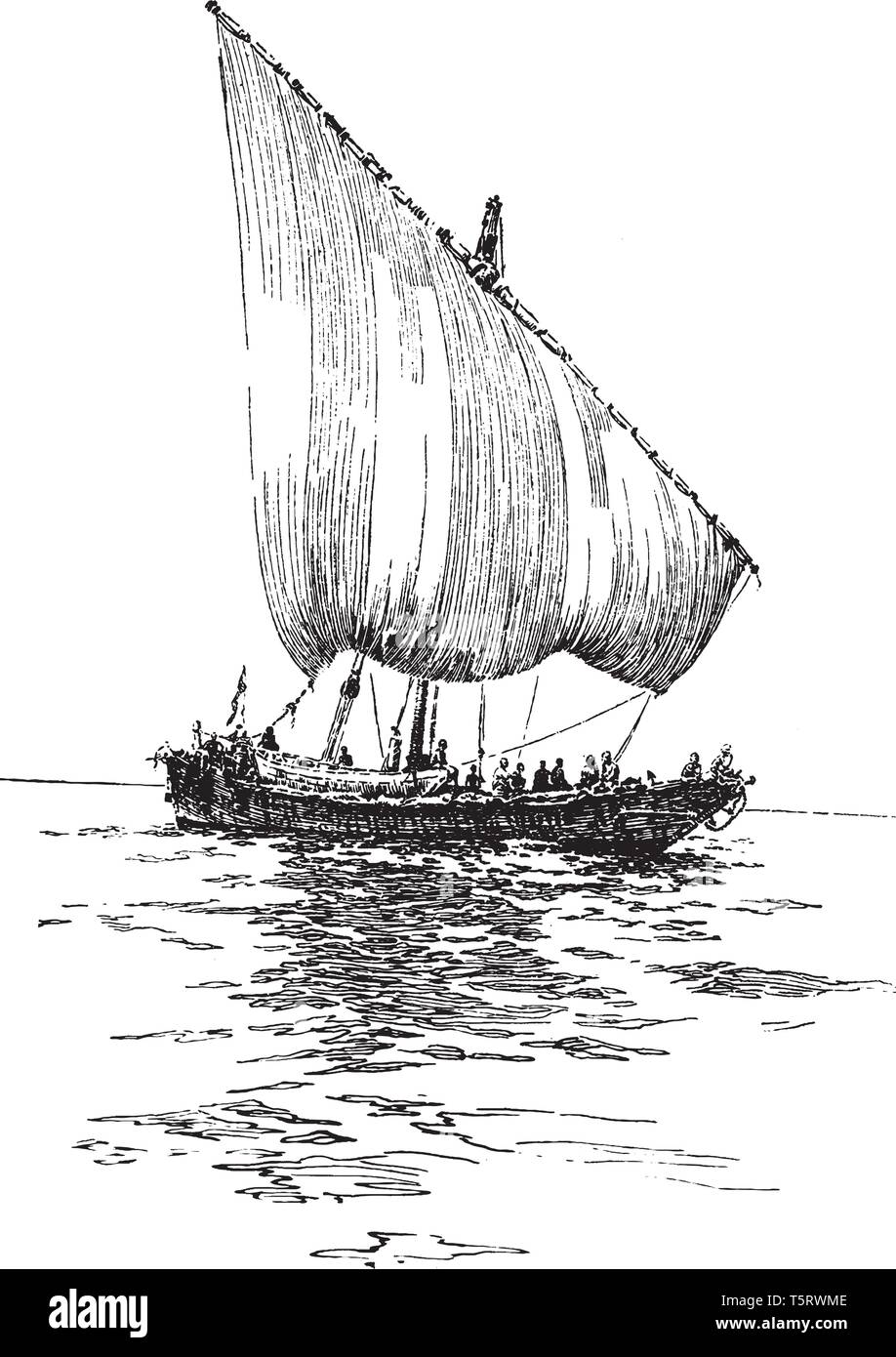 Traditional sailing vessels Stock Vector Images - Alamy