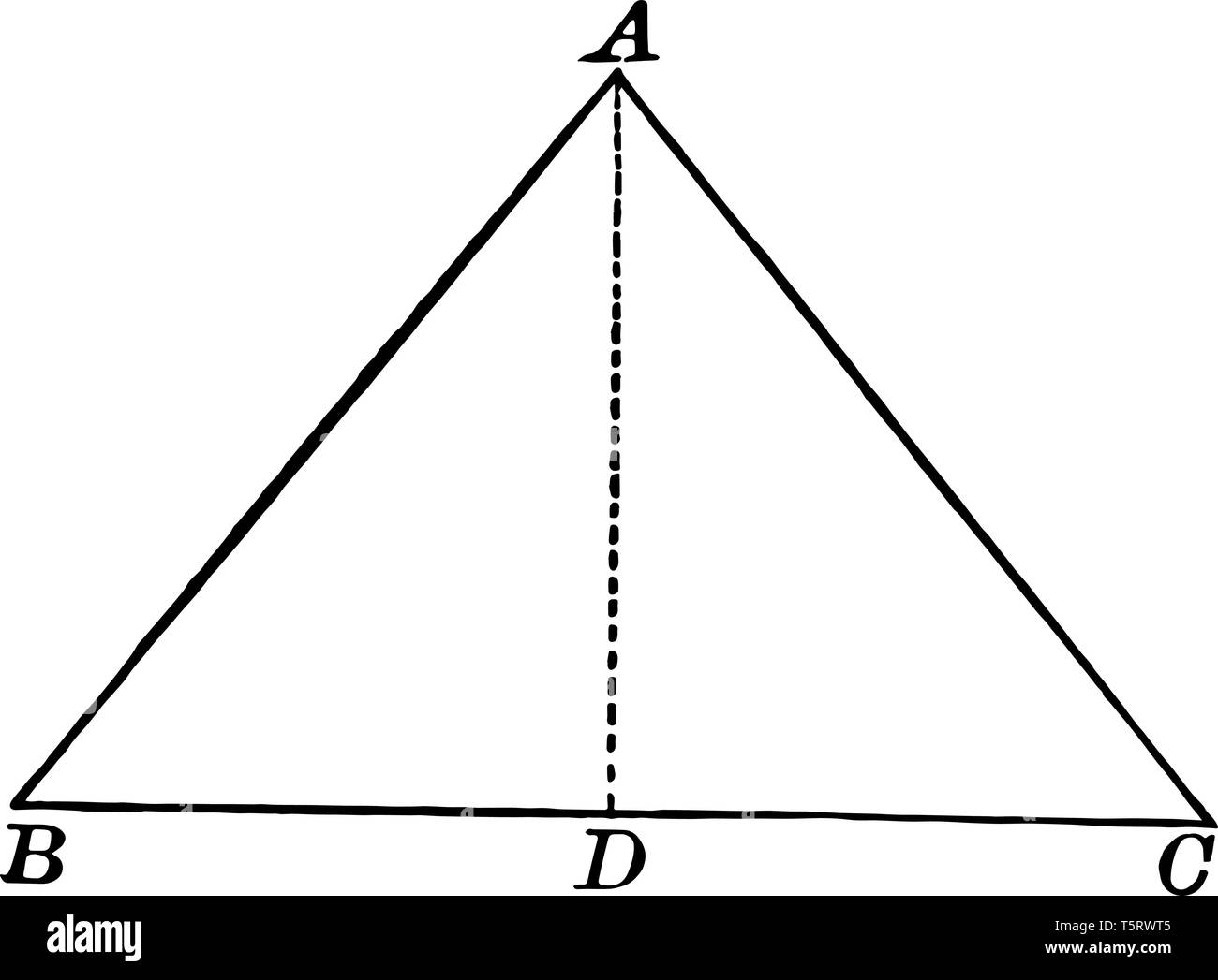 Isosceles triangle hi-res stock photography and images - Alamy