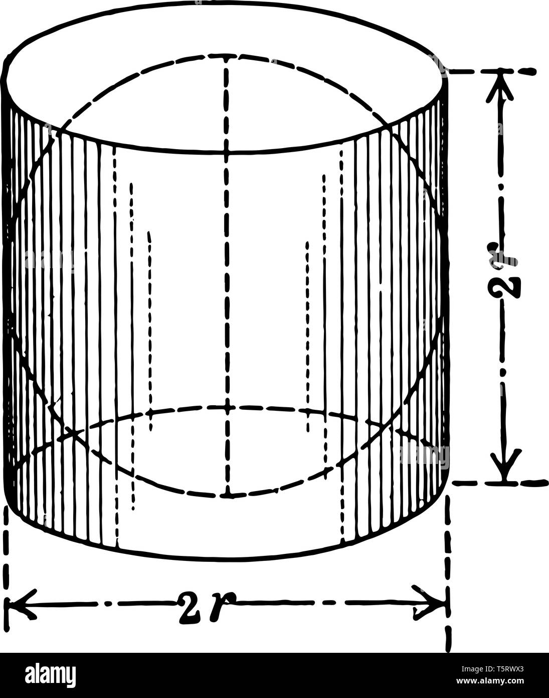 Radius And Diameter Of A Cylinder