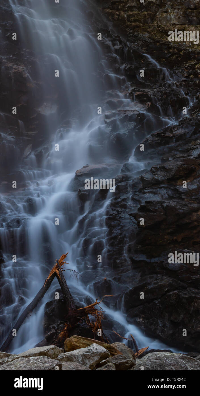 Froda waterfalls in Verzasca Valley Stock Photo - Alamy