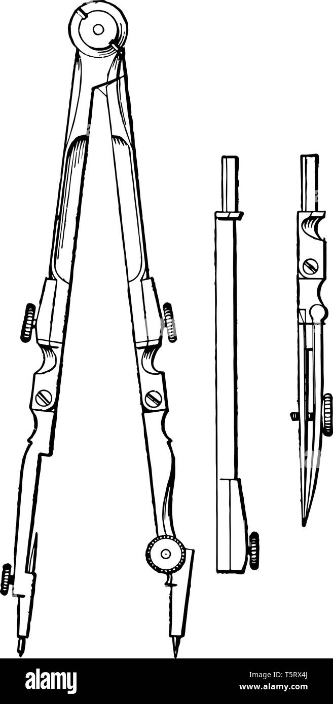 What Are The Parts Of A Drawing Compass - Design Talk