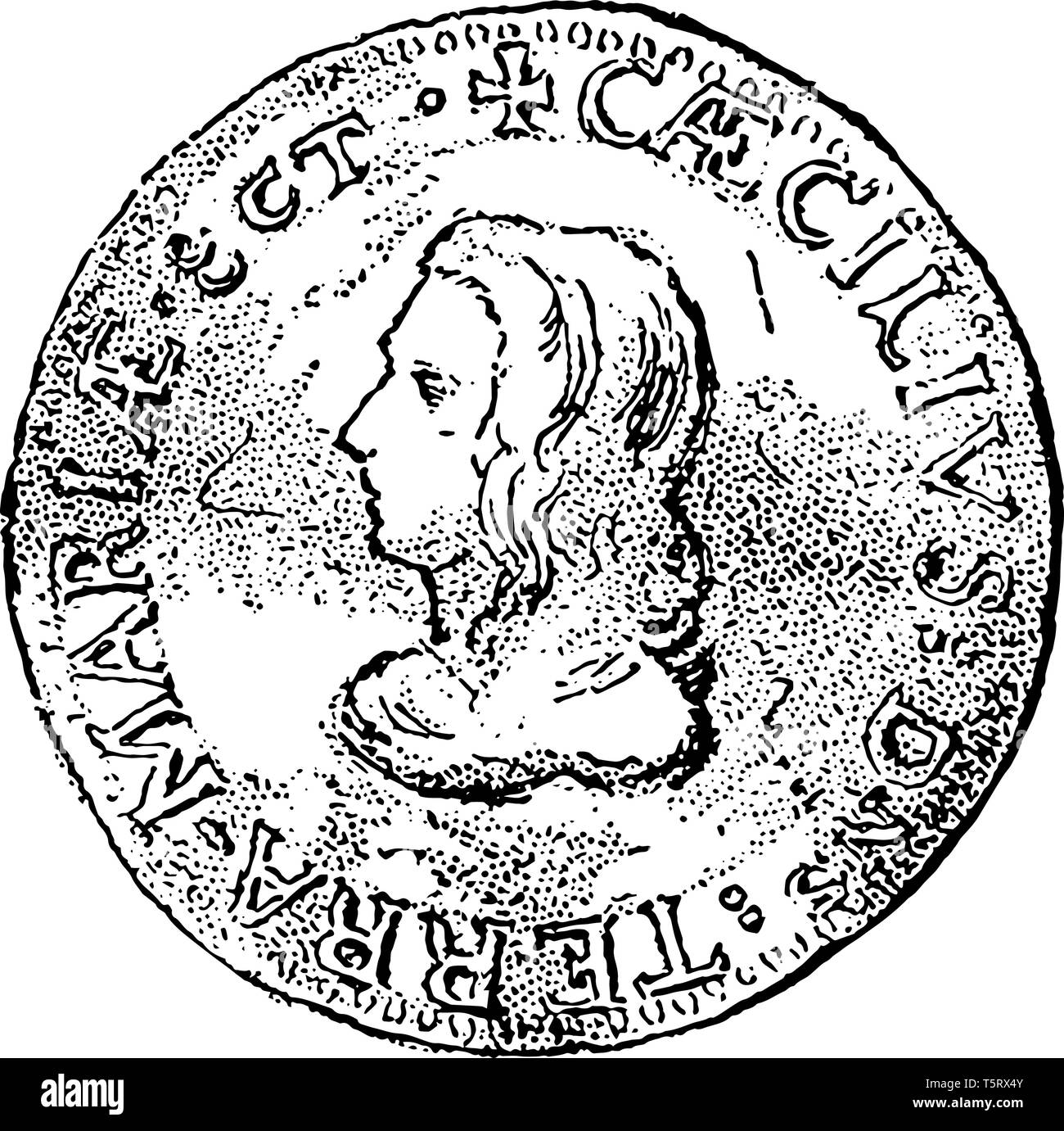 A picture is showing Baltimore Shilling. This is the Colonial Currency ...