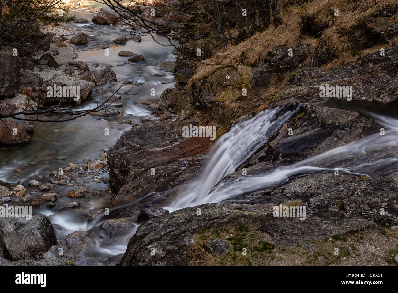 Froda waterfalls in Verzasca Valley Stock Photo - Alamy