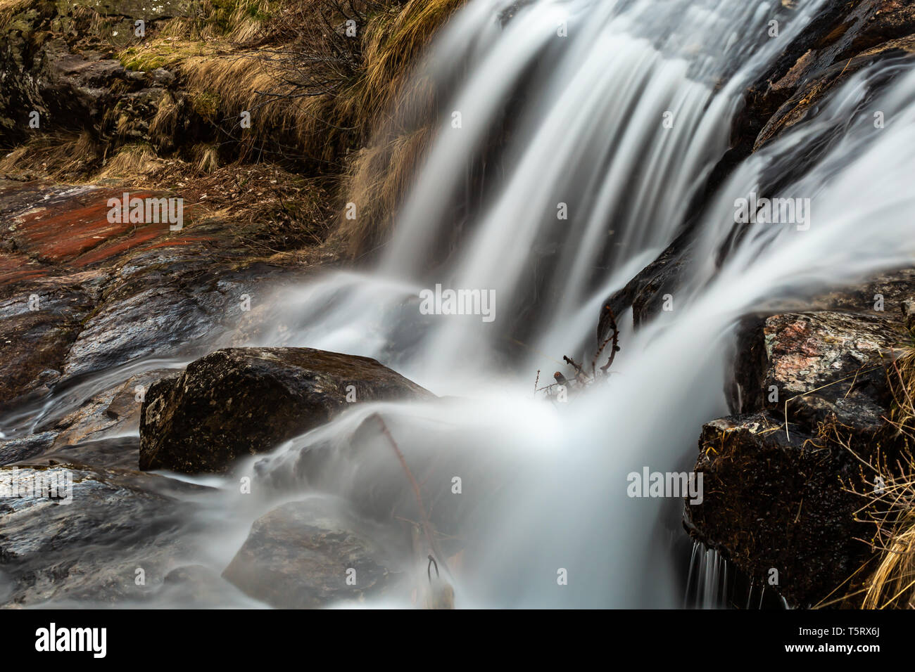 Froda waterfalls in Verzasca Valley Stock Photo - Alamy
