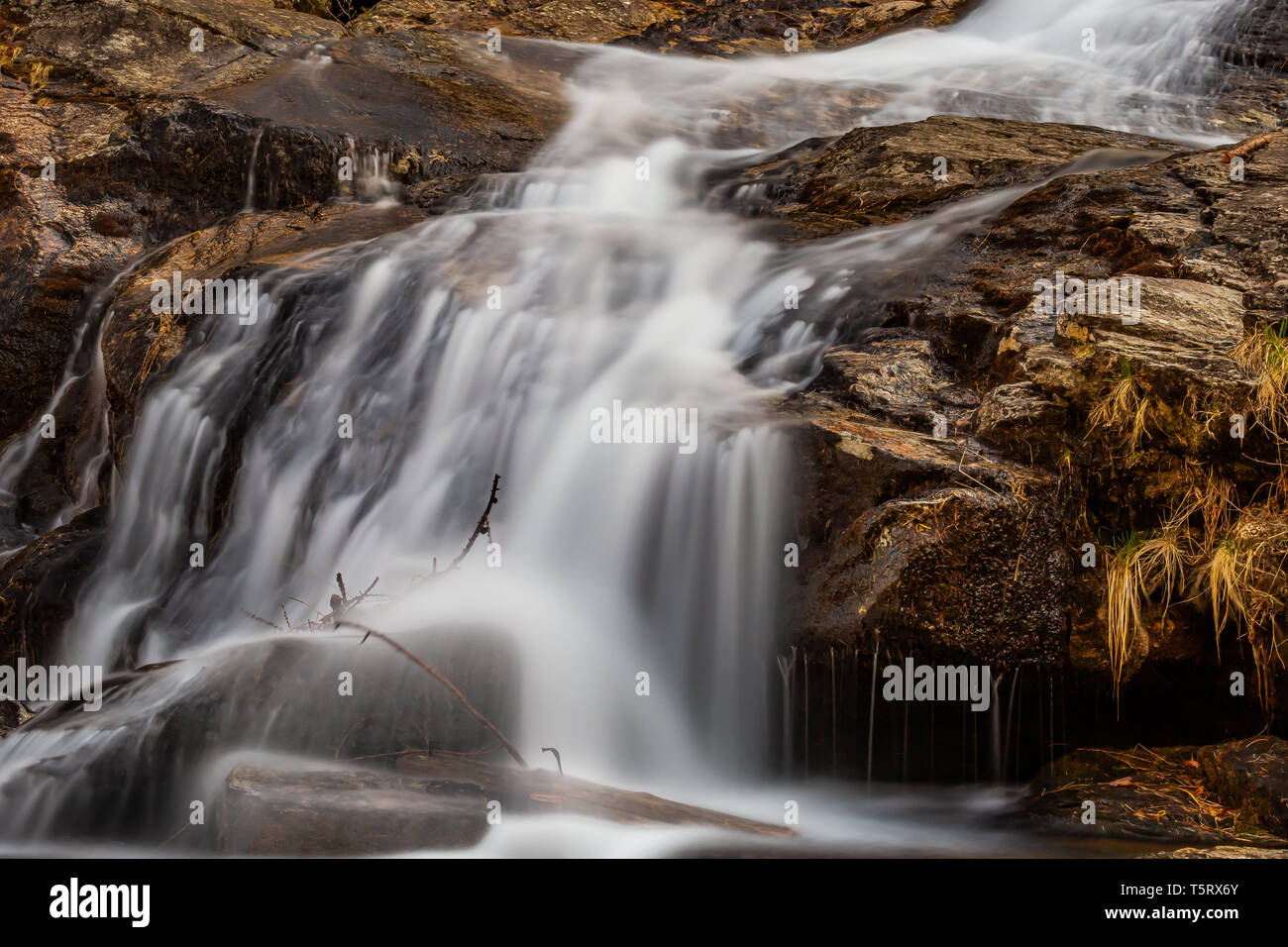 Froda waterfalls in Verzasca Valley Stock Photo - Alamy