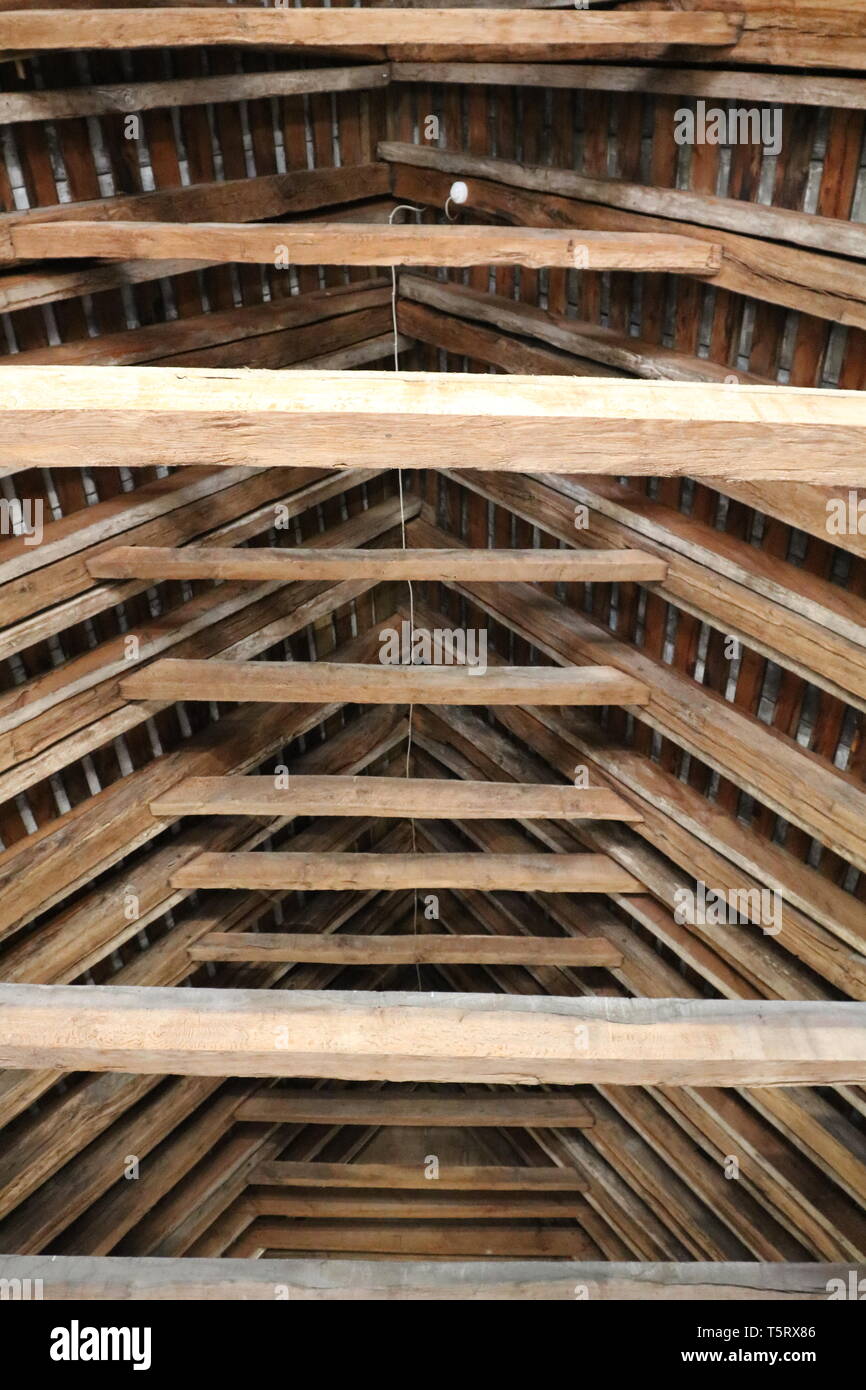 Wells cathedral roof structure hi-res stock photography and images - Alamy