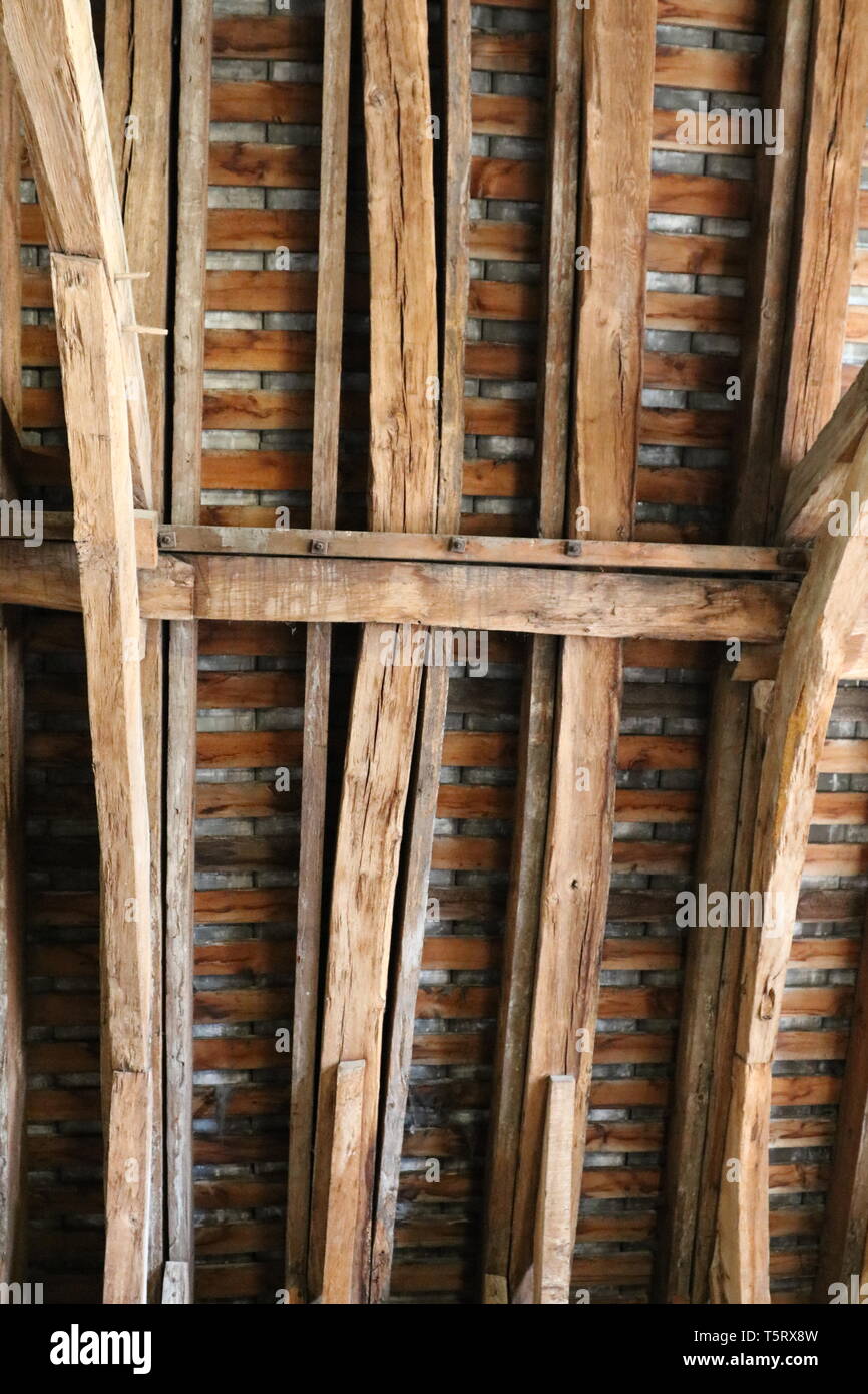 Medieval wooden roof hi-res stock photography and images - Alamy
