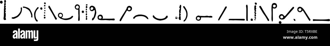 Byrom system of shorthand based on the orthographic principle, vintage ...