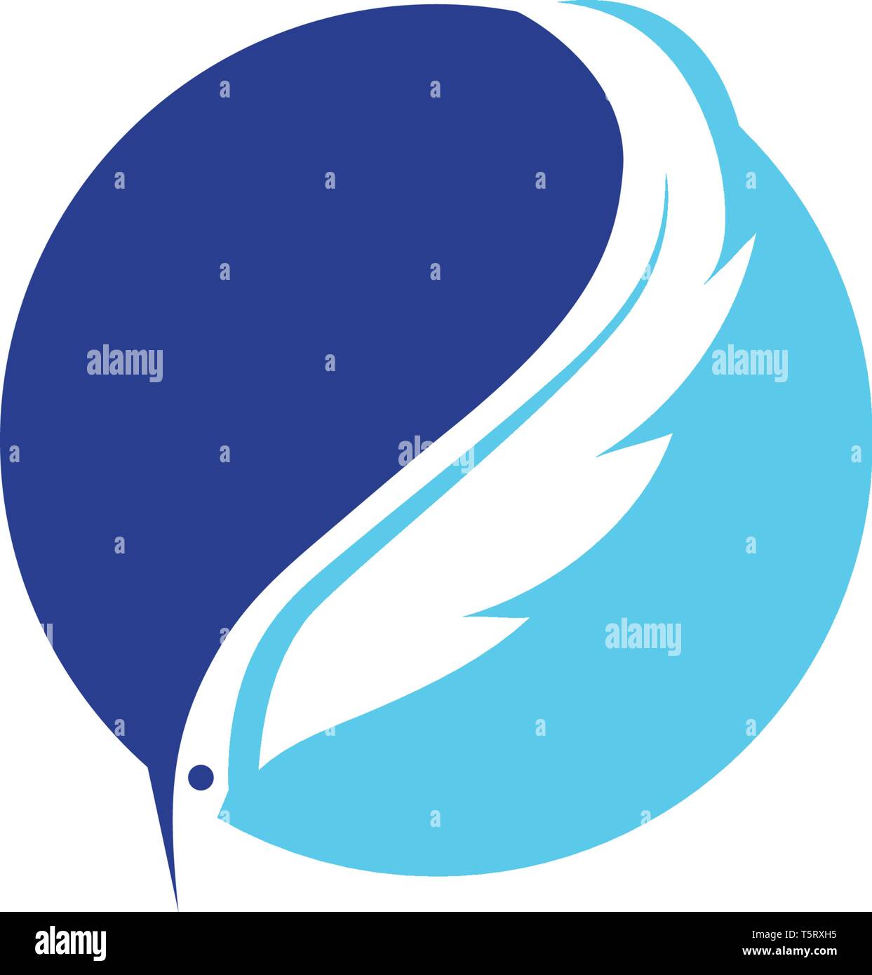 feather logo vector template Stock Vector Image & Art - Alamy