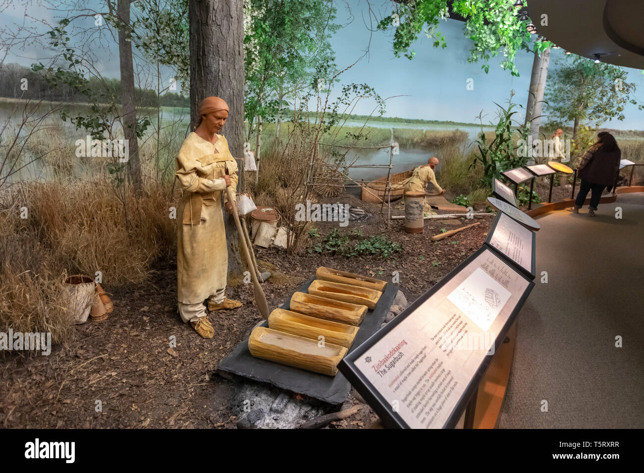 Mt. Pleasant, Michigan - An exhibit at the Ziibiwing Center of ...