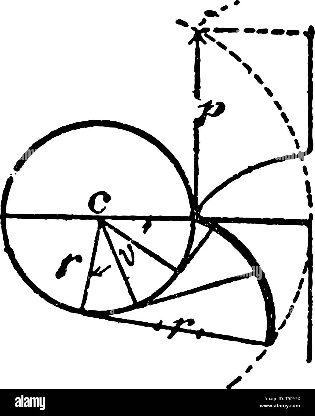 This attractive image shows how to build a stand of a circle. Given the ...