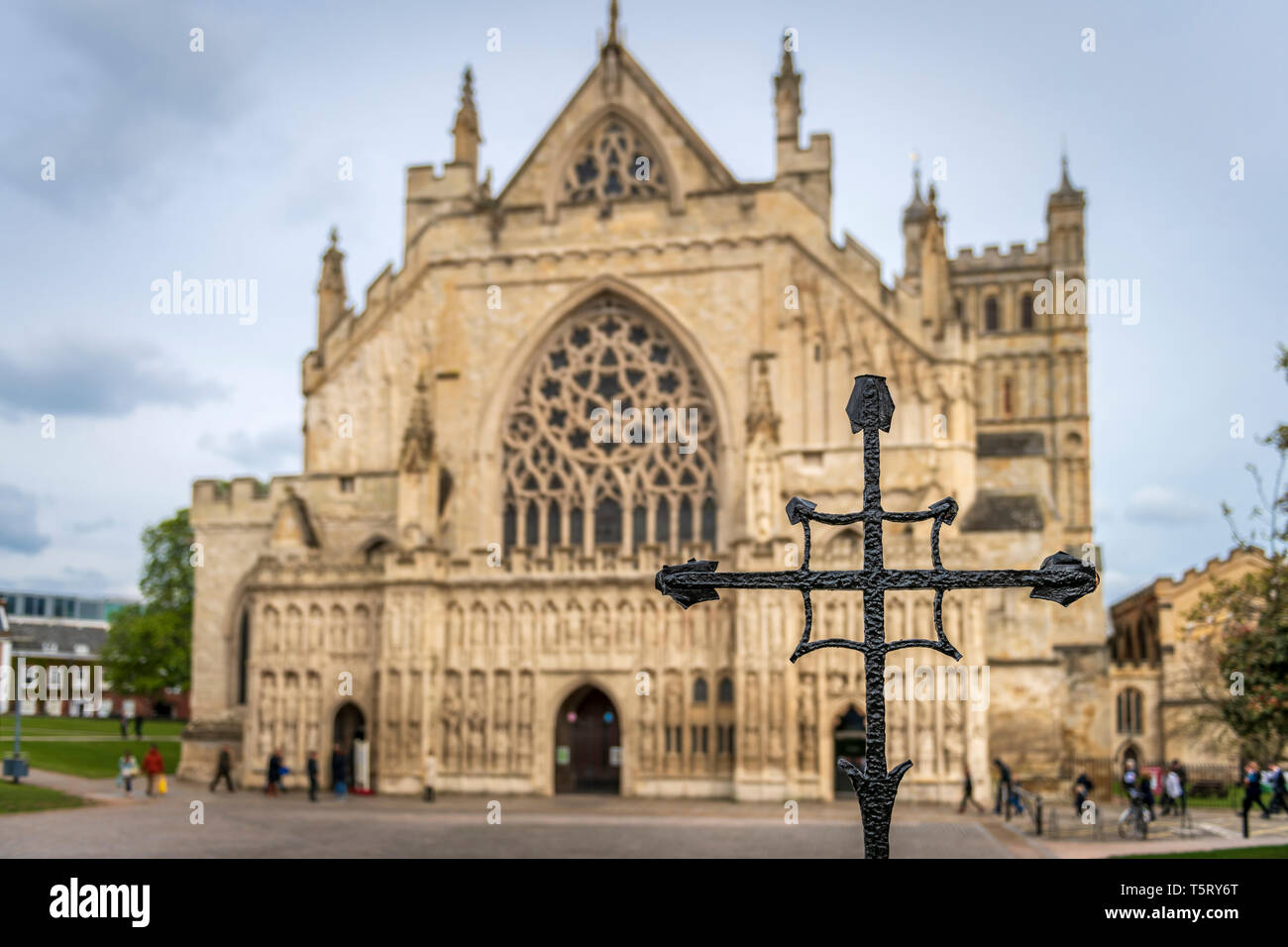 The impressive West Window of Exeter Cathedral was created by William ...