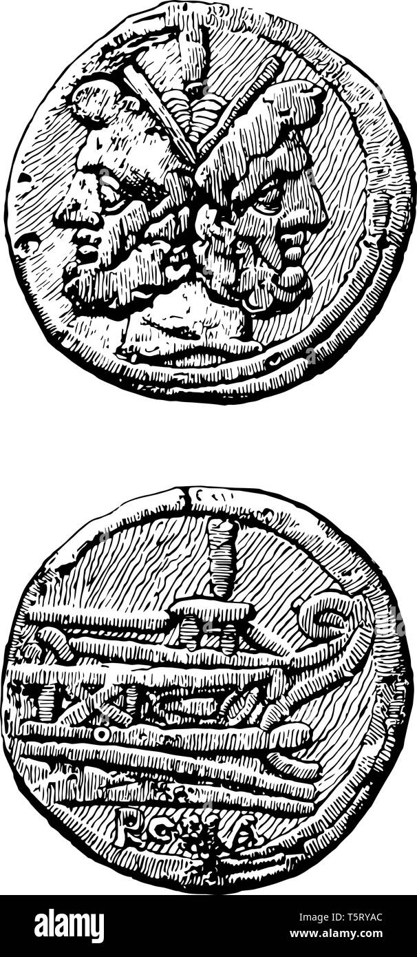 Both sides of coin Stock Vector Images - Alamy