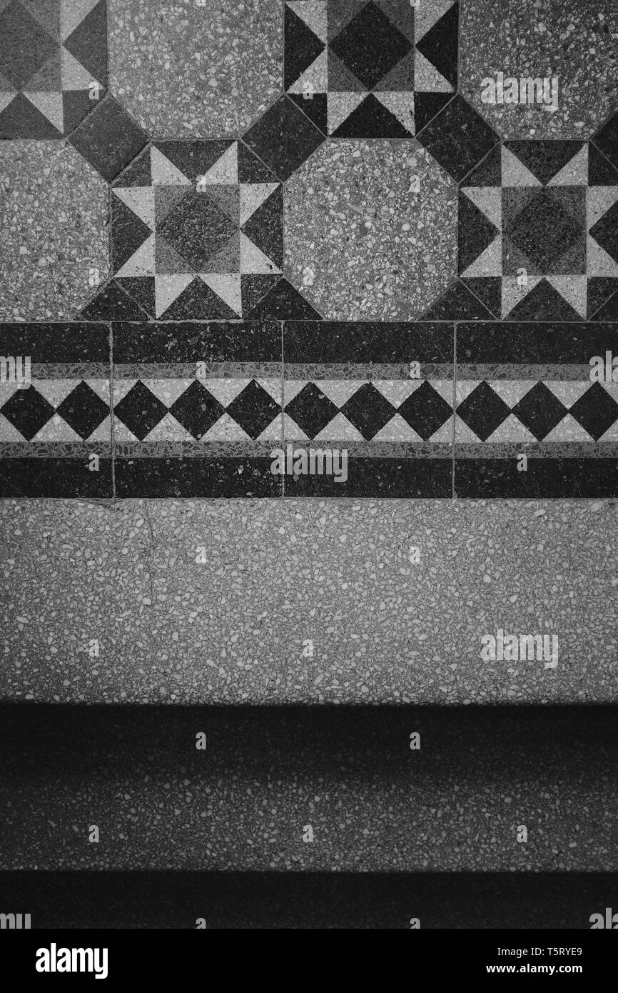 Classic pattern design on a wall Stock Photo - Alamy