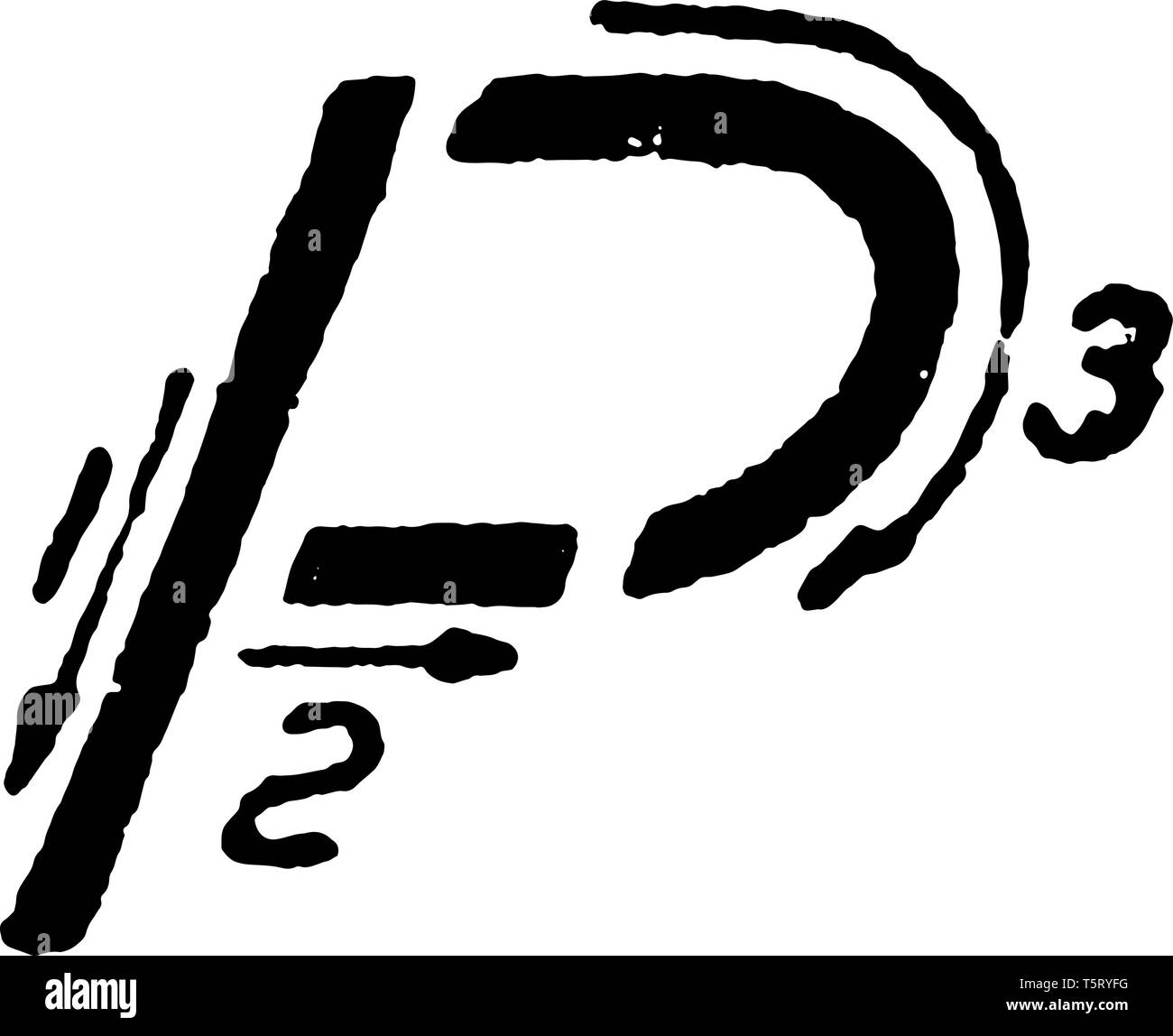 This image shows the directions of stroke in the writing of the letter ...