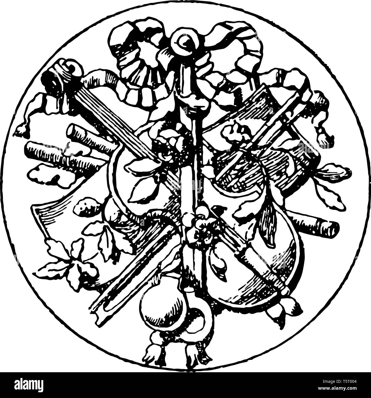 Medallion Ornament is a modern medallion by sculptor Lehr of Berlin ...
