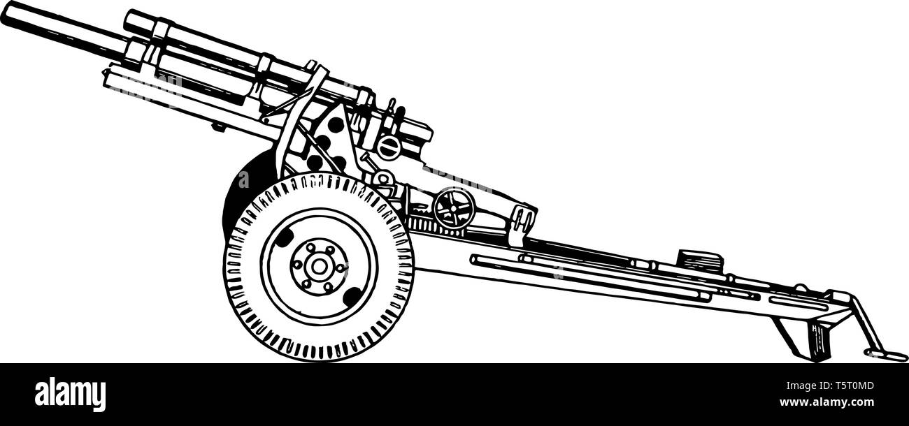 105 mm Howitzer M2A1 was the standard light field howitzer for the ...