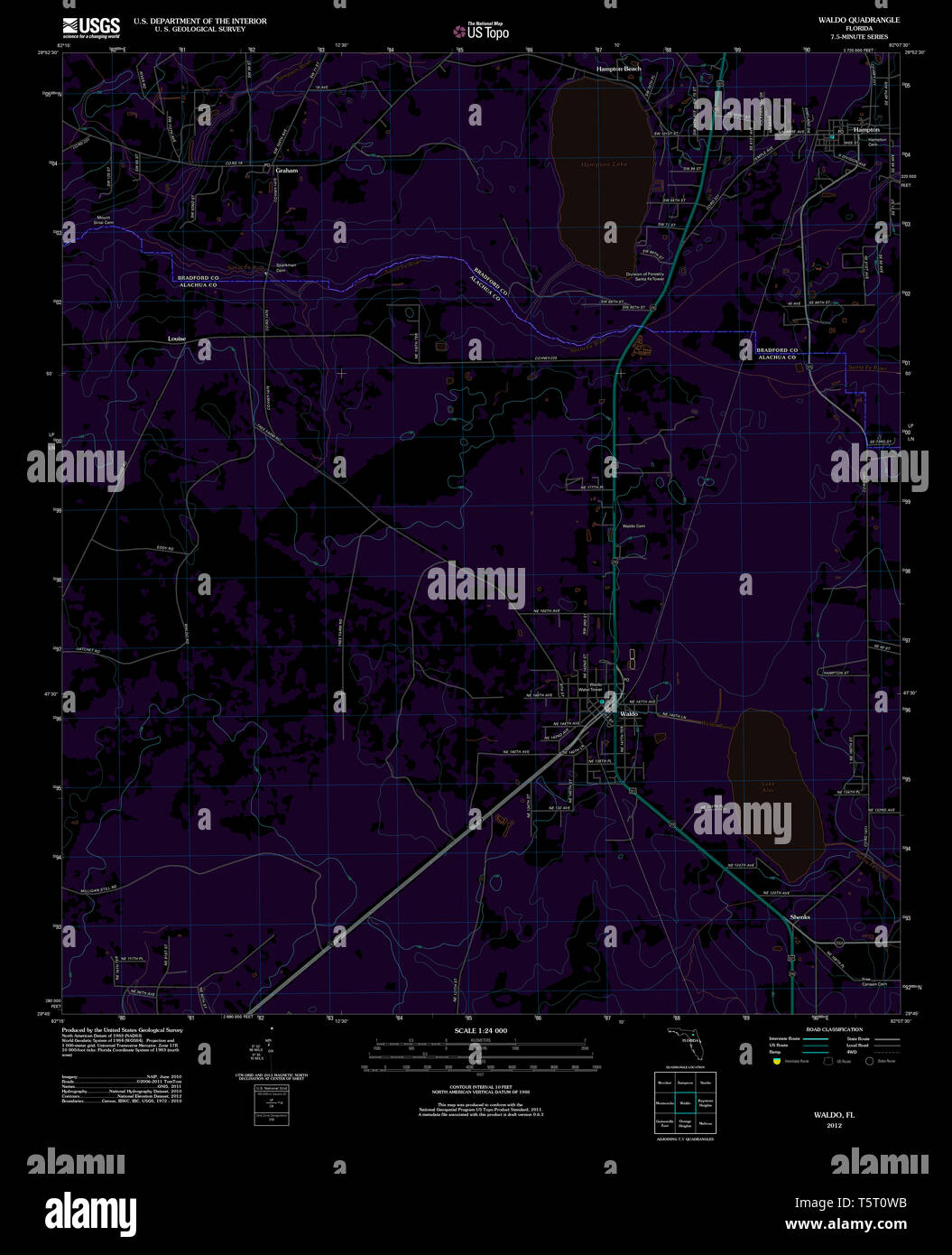 Waldo map hi-res stock photography and images - Alamy