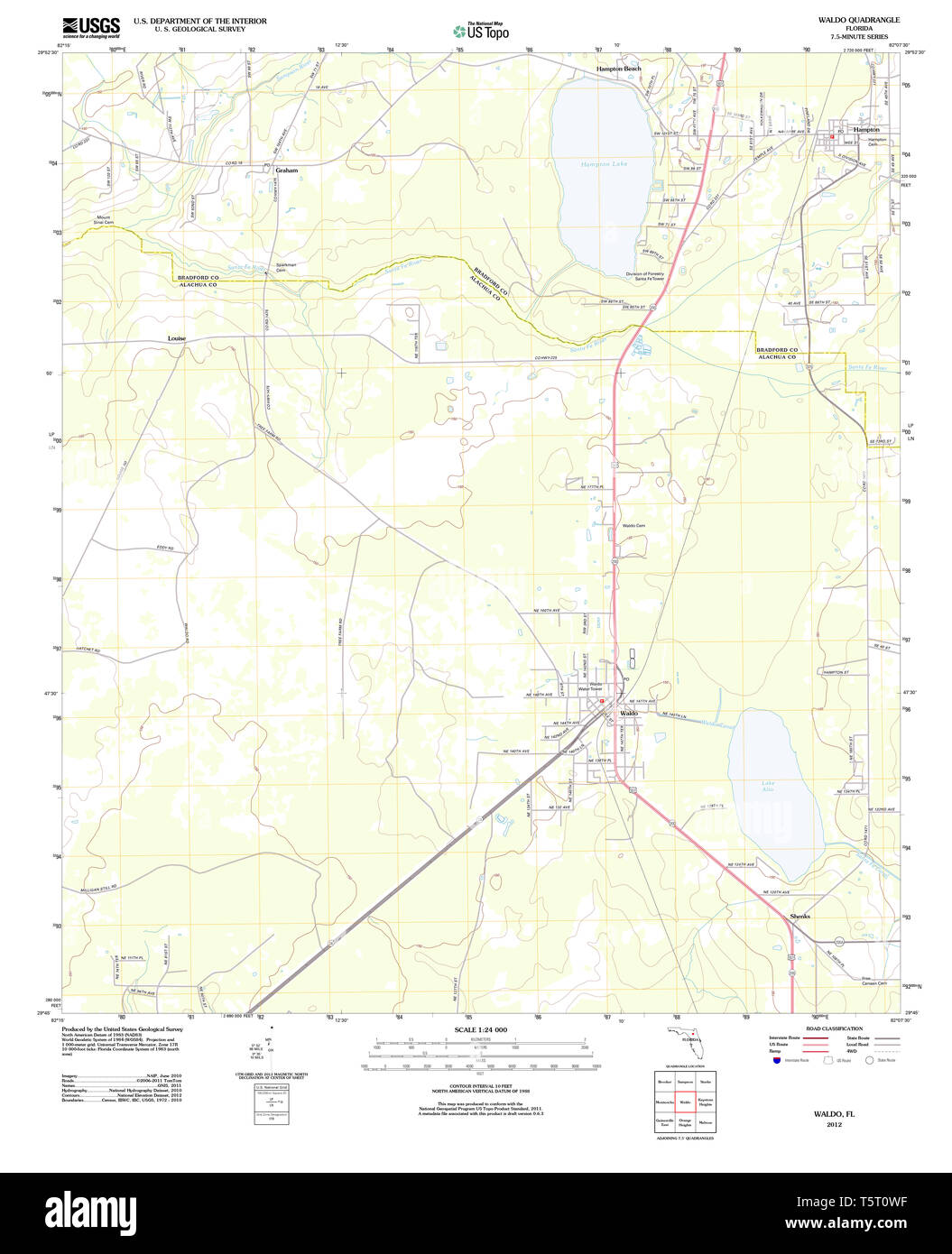 Waldo map hi-res stock photography and images - Alamy