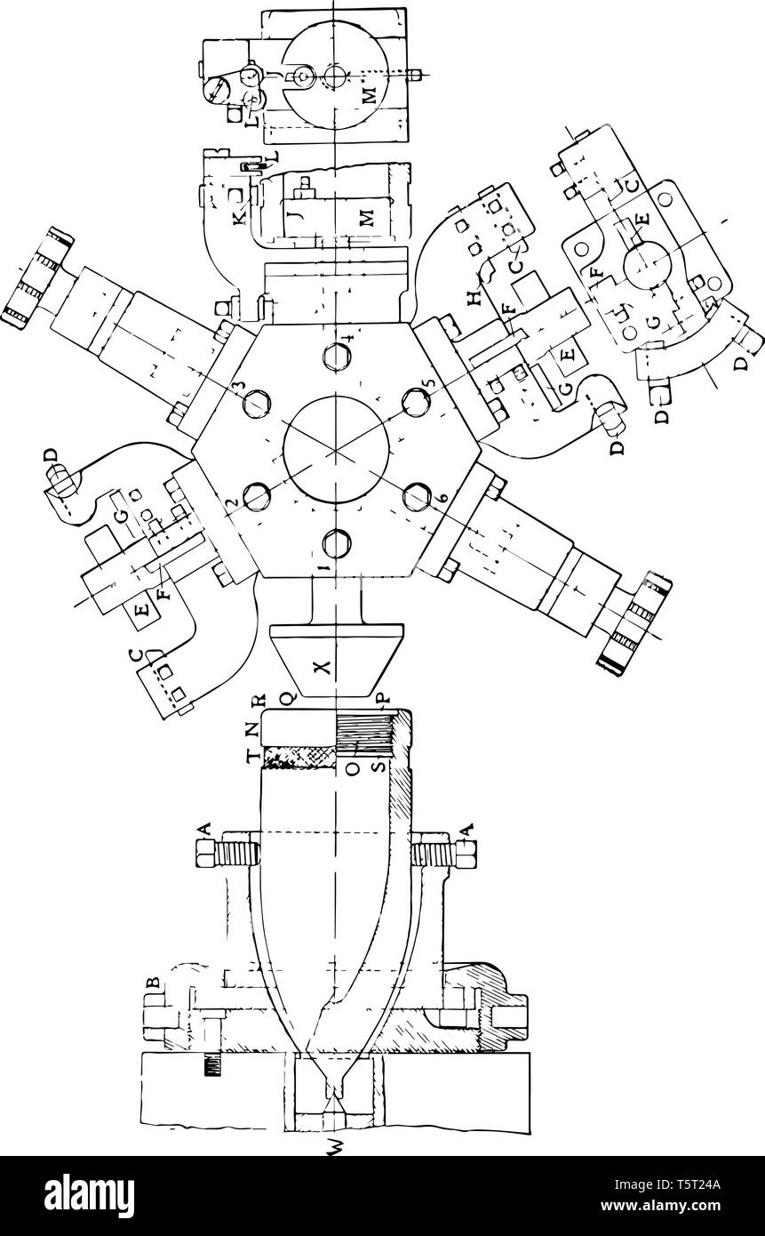 Navy Ordnance Shells using a fixed revolver head while spinning the ...