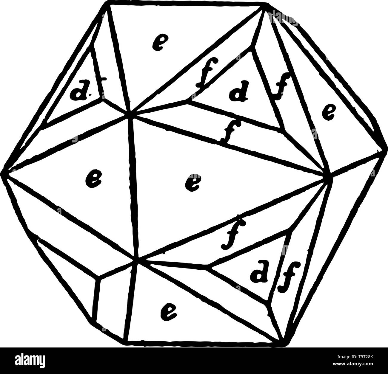 Dodecahedron Drawing