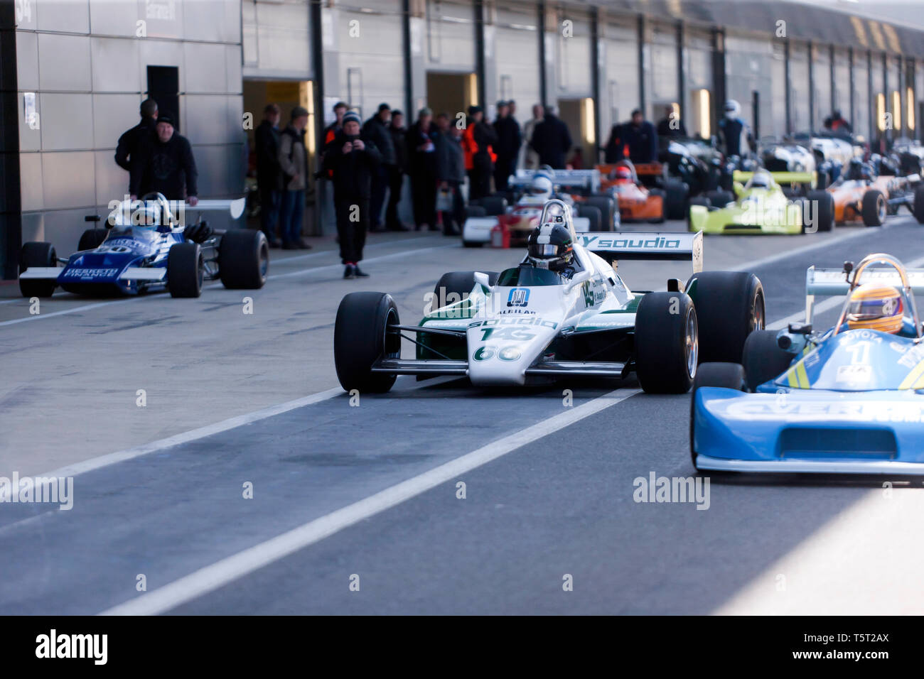 Historic Formula 1, 2 and 3 racing cars assemble in the International ...