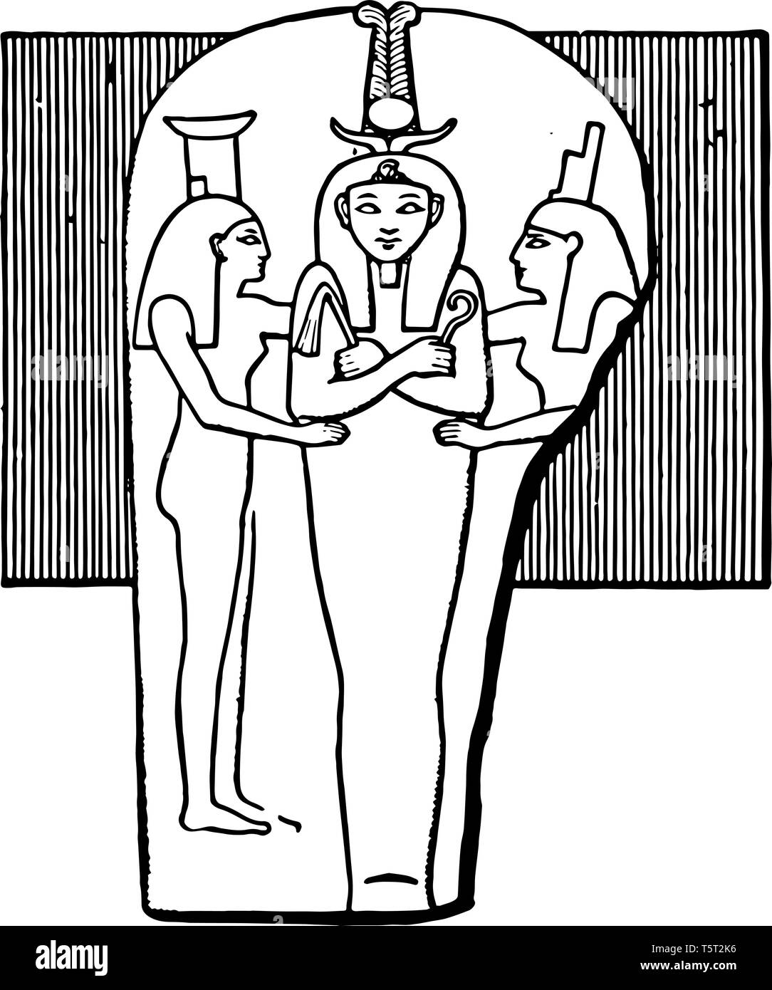 Ancient Egyptian Pharaohs Drawing