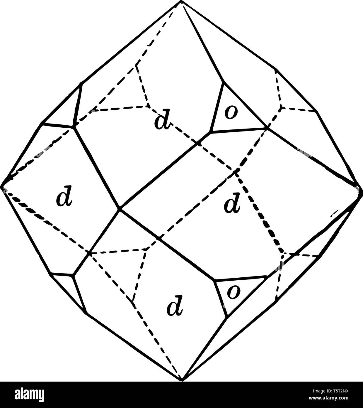 The octahedron is an eight symmetrical faces, and some faces are ...