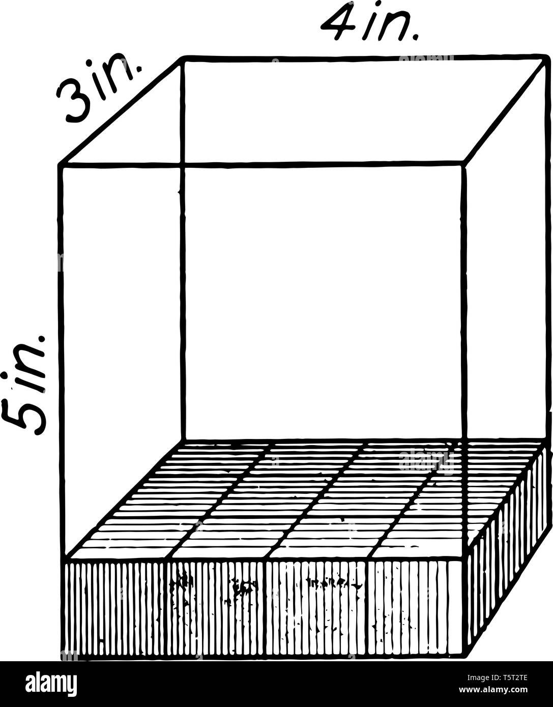Cubic inch Stock Vector Images - Alamy
