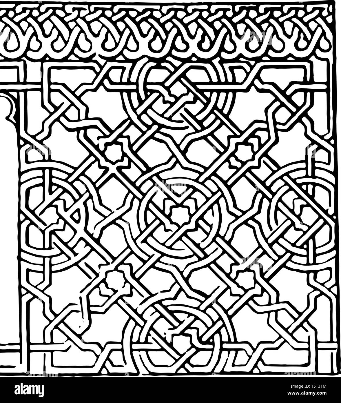 Gothic molding Stock Vector Images - Alamy