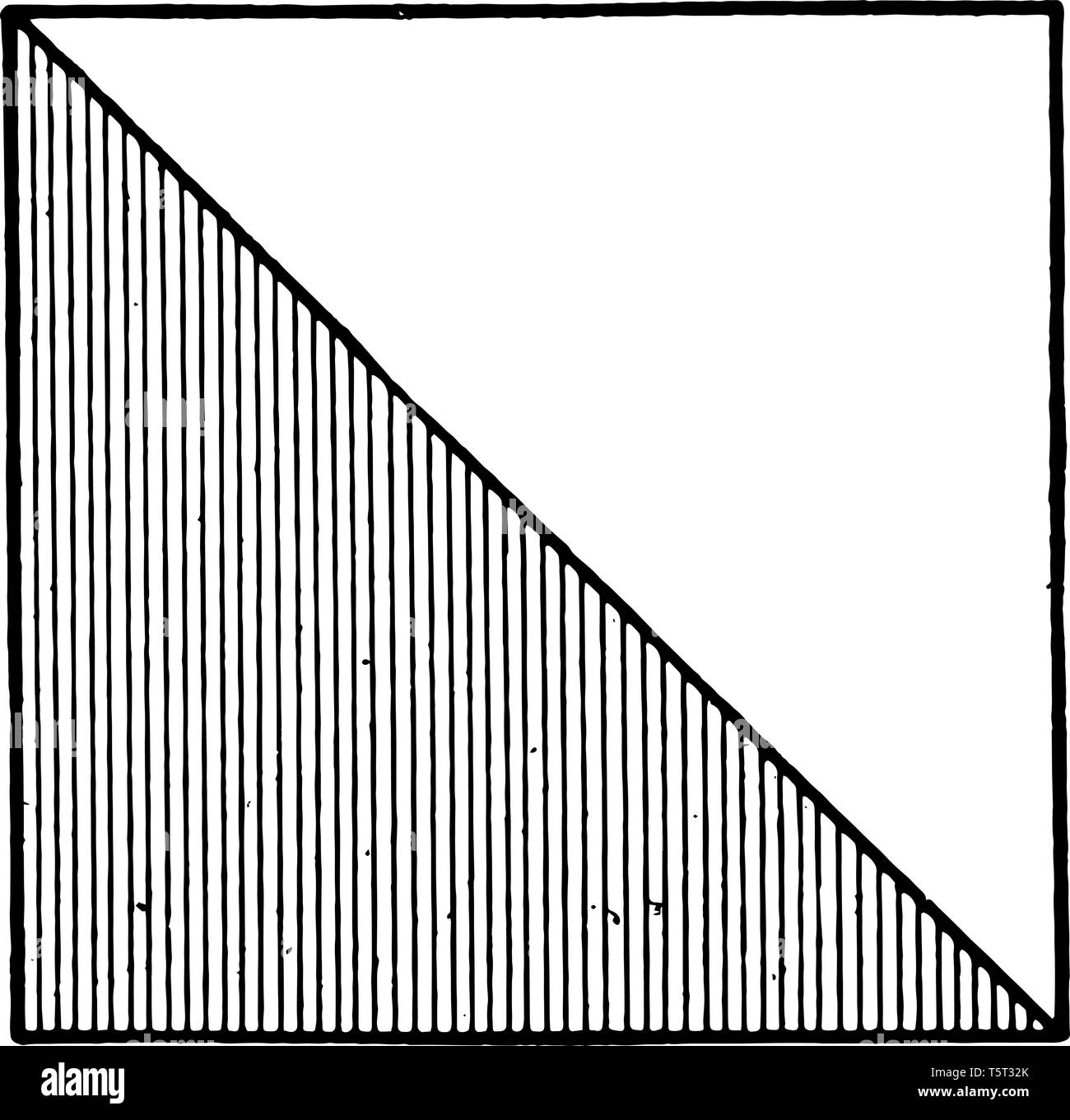 A diagonal of a rectangle cuts the rectangle into two right triangles ...