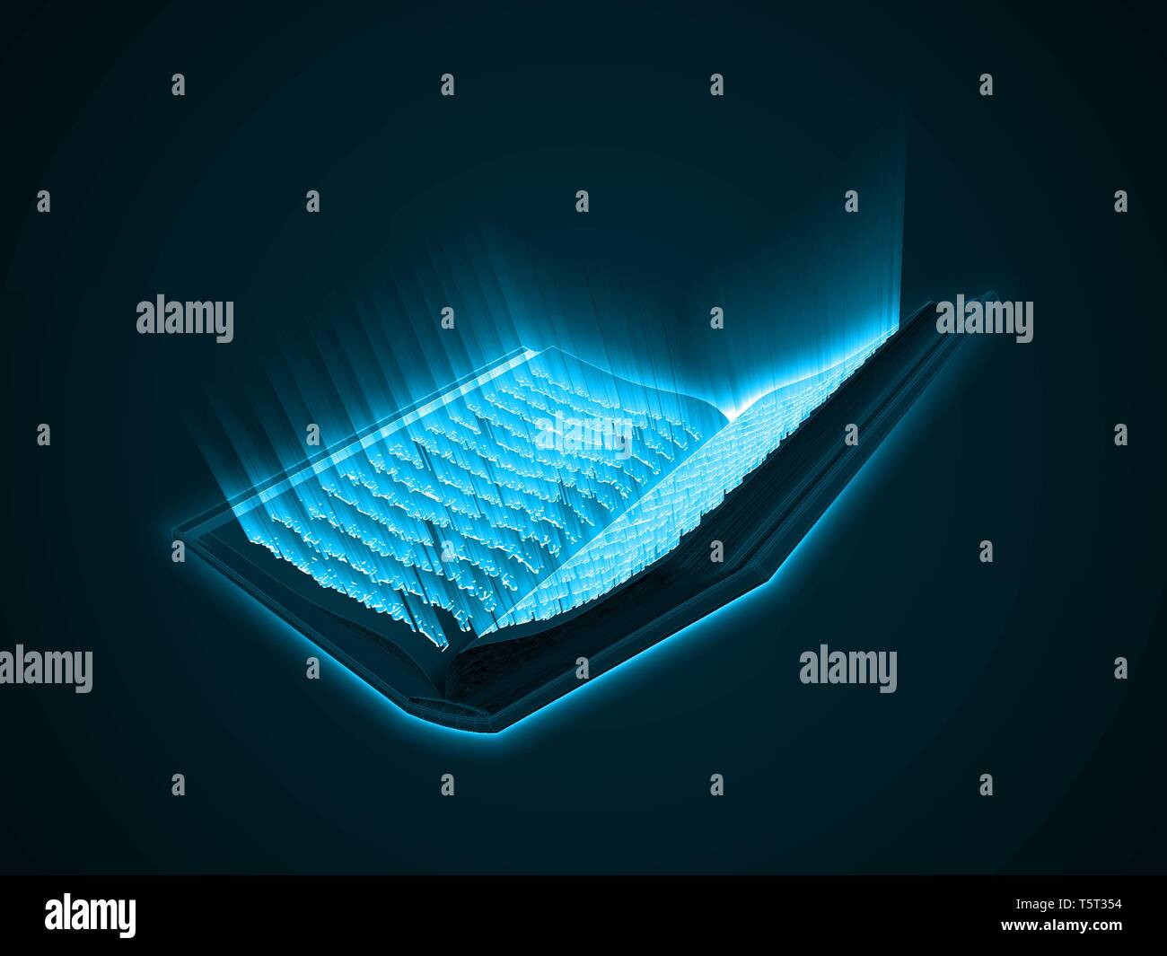 Quran Blue Cover Jpeg Version Available Stock Vector
