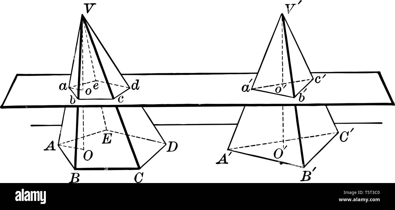 In this image it shows that the pentagonal and triangular pyramids are ...