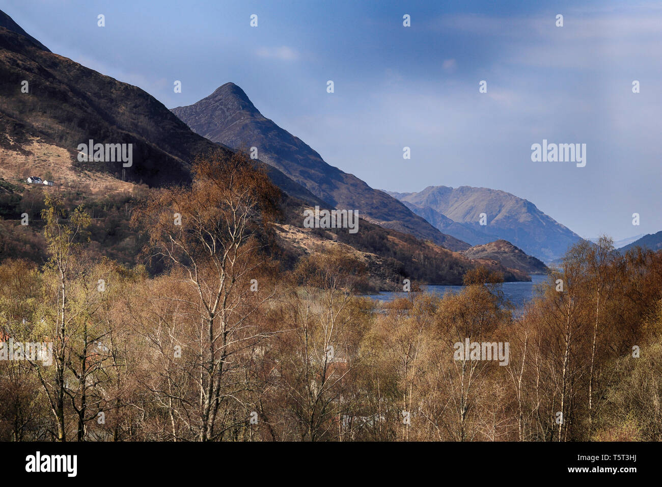 Kinlochmore Viewpoint, Loch Leven Stock Photo - Alamy