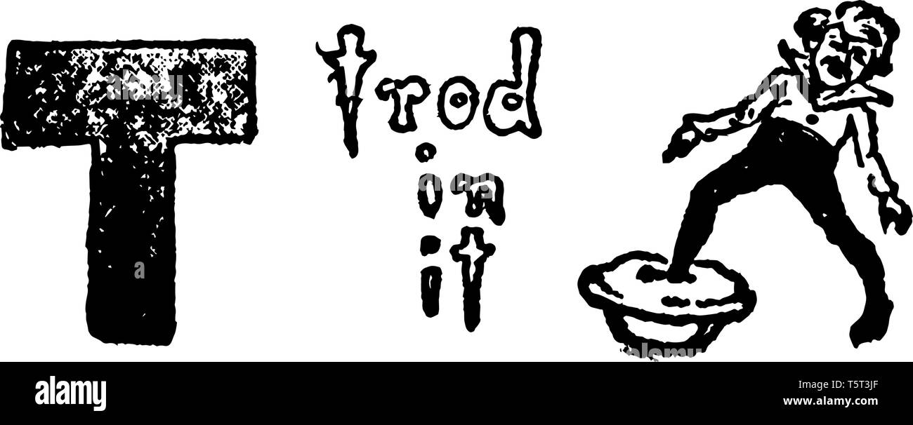 Trod Stock Vector Images - Alamy